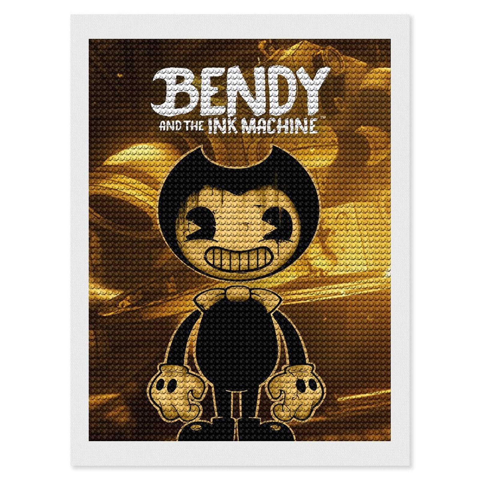 Bendy And The Ink Machine Diamond Art Kits for Adults Beginners Round ...