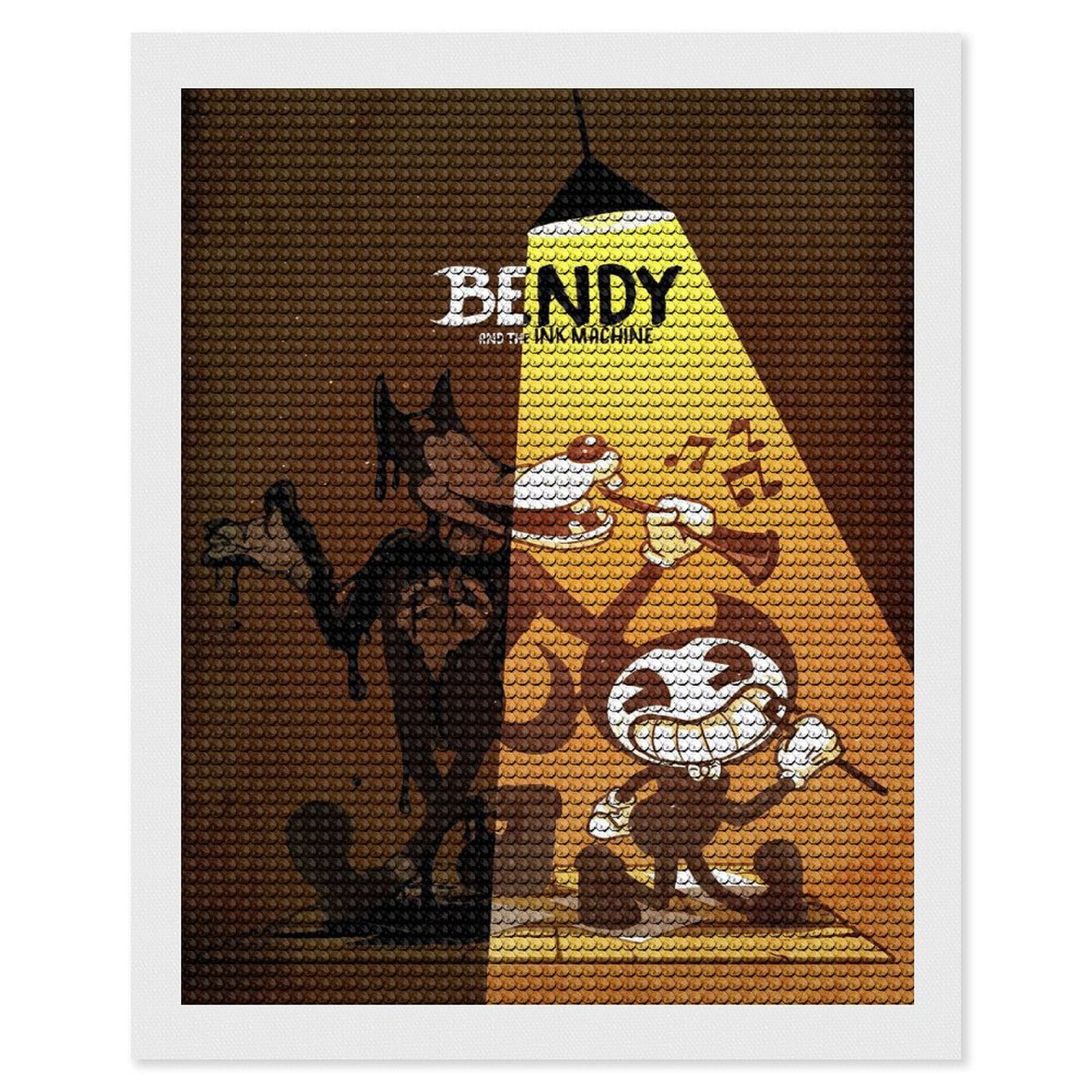 Bendy And The Ink Machine Diamond Art Kits for Adults Beginners Round ...