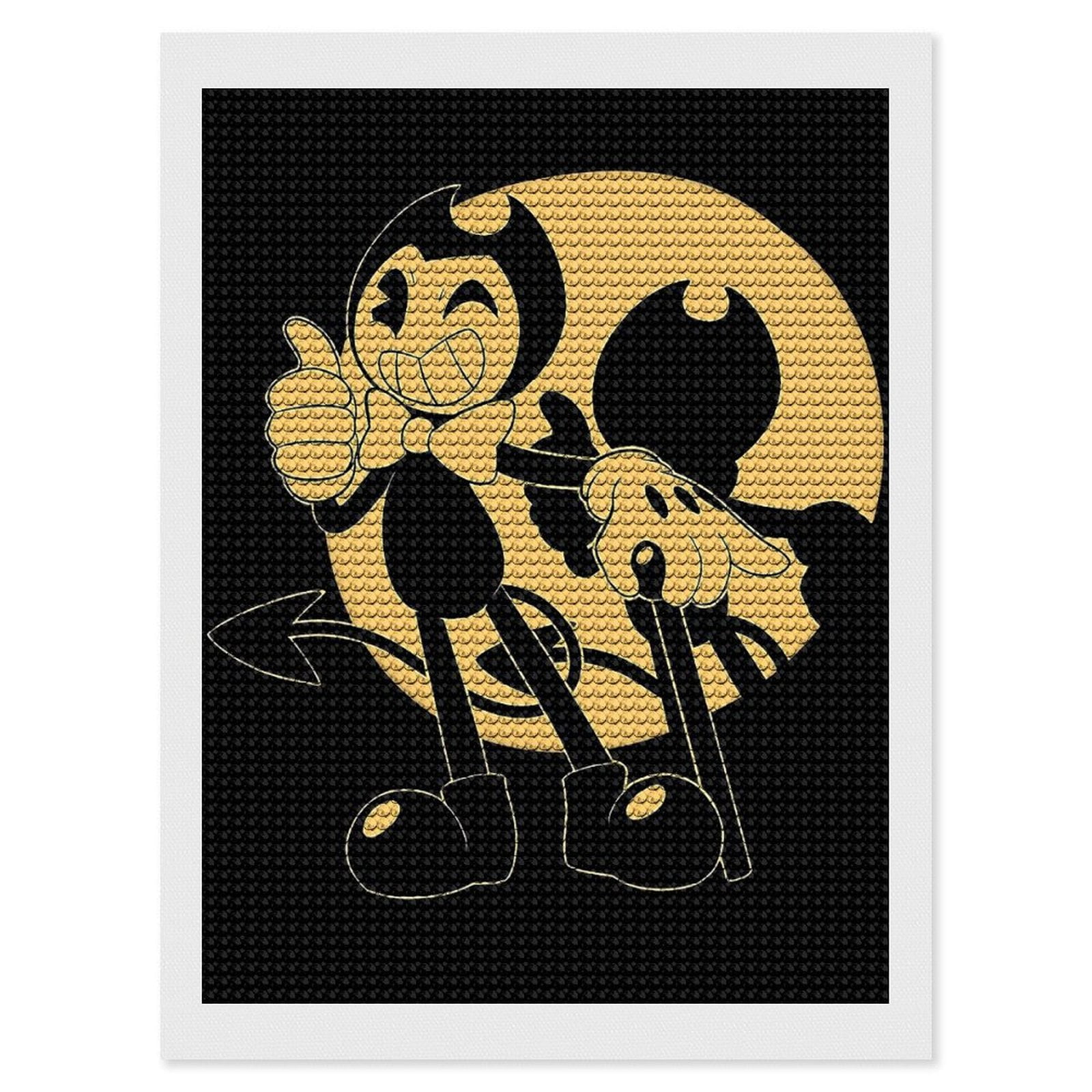 Bendy And The Ink Machine Diamond Art Kits for Adults Beginners Round ...