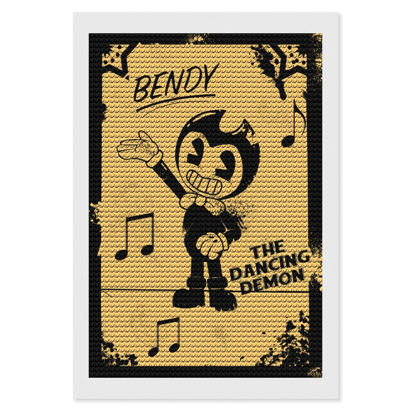 Bendy And The Ink Machine Diamond Art Kits for Adults Beginners Round ...