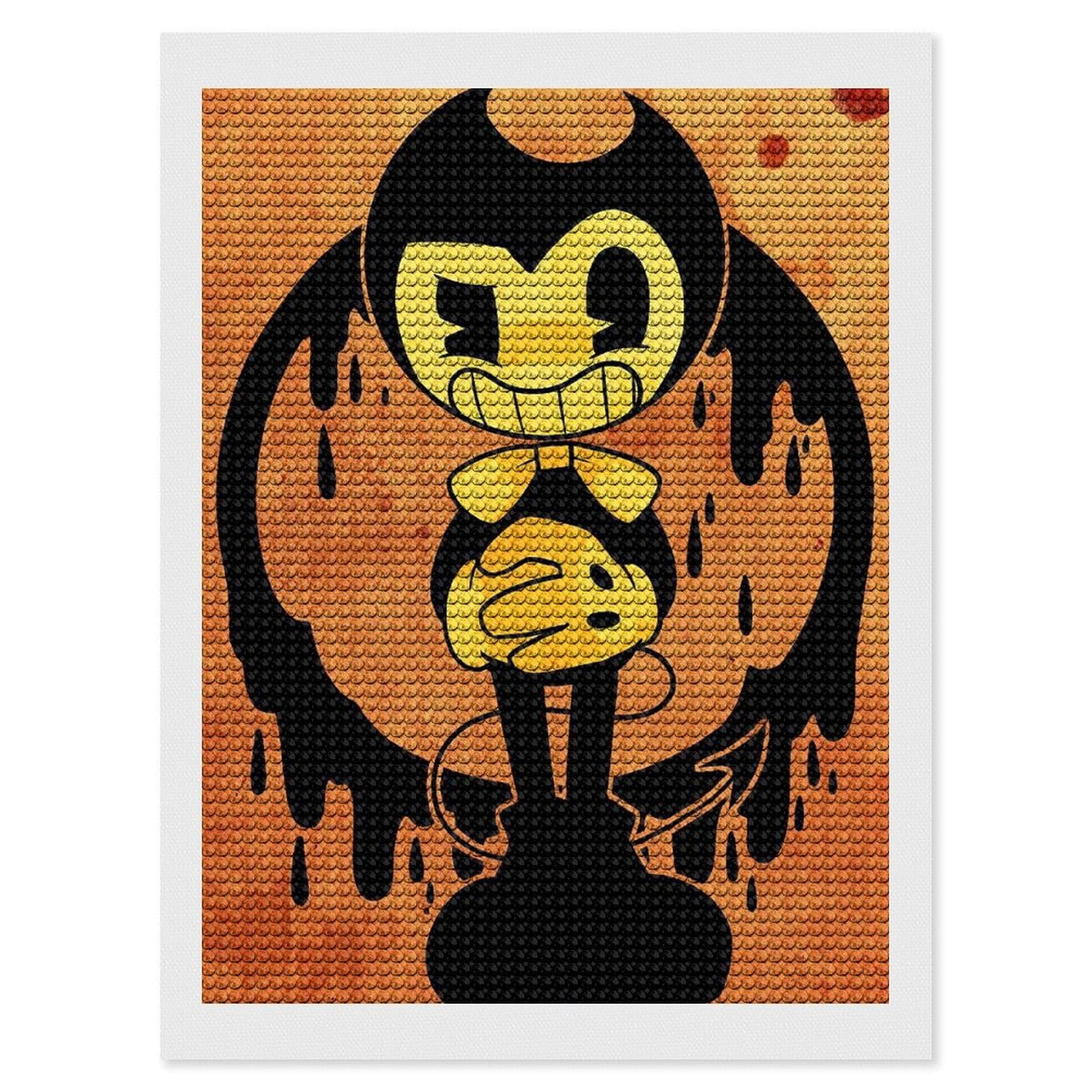 Bendy And The Ink Machine Diamond Art Kits for Adults, Diamond Art Gem ...
