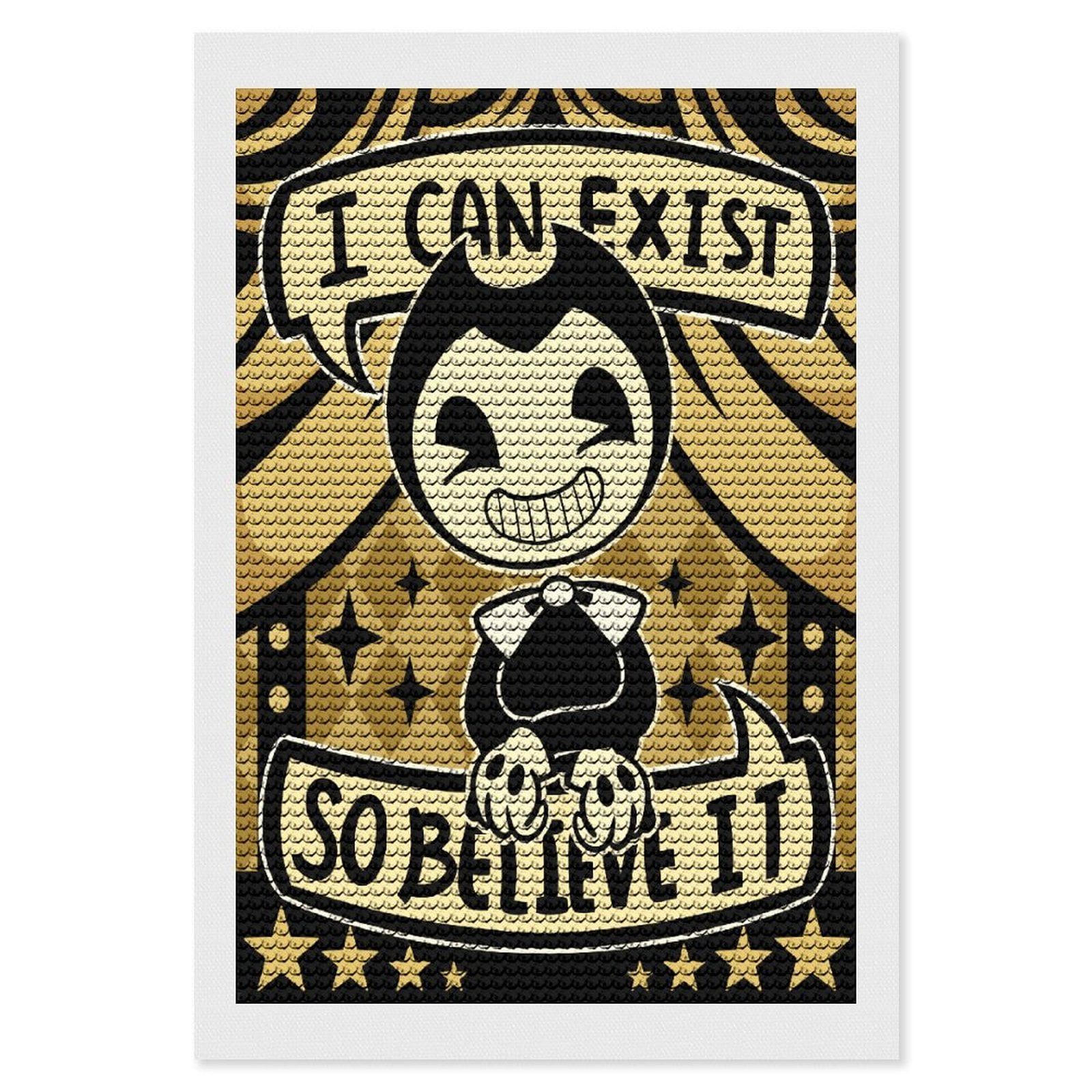 Bendy And The Ink Machine Diamond Art Kits for Adults Diamond Art Gem ...