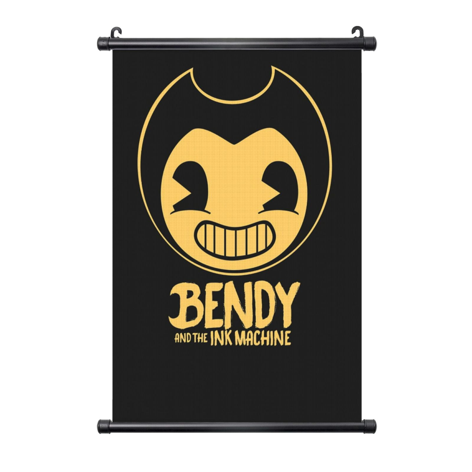 Bendy And The Ink Machine Hanging Poster, Black Plastic Shaft Wall ...