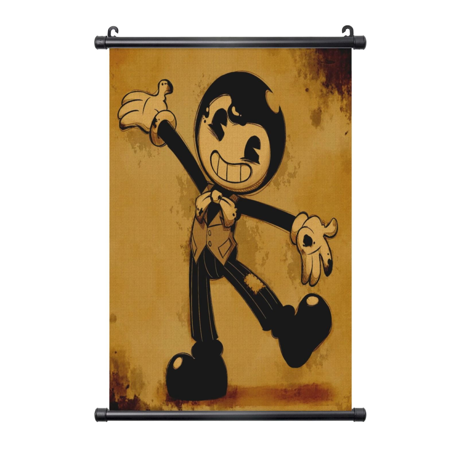 Bendy And The Ink Machine Hanging Poster, Black Plastic Shaft Wall ...