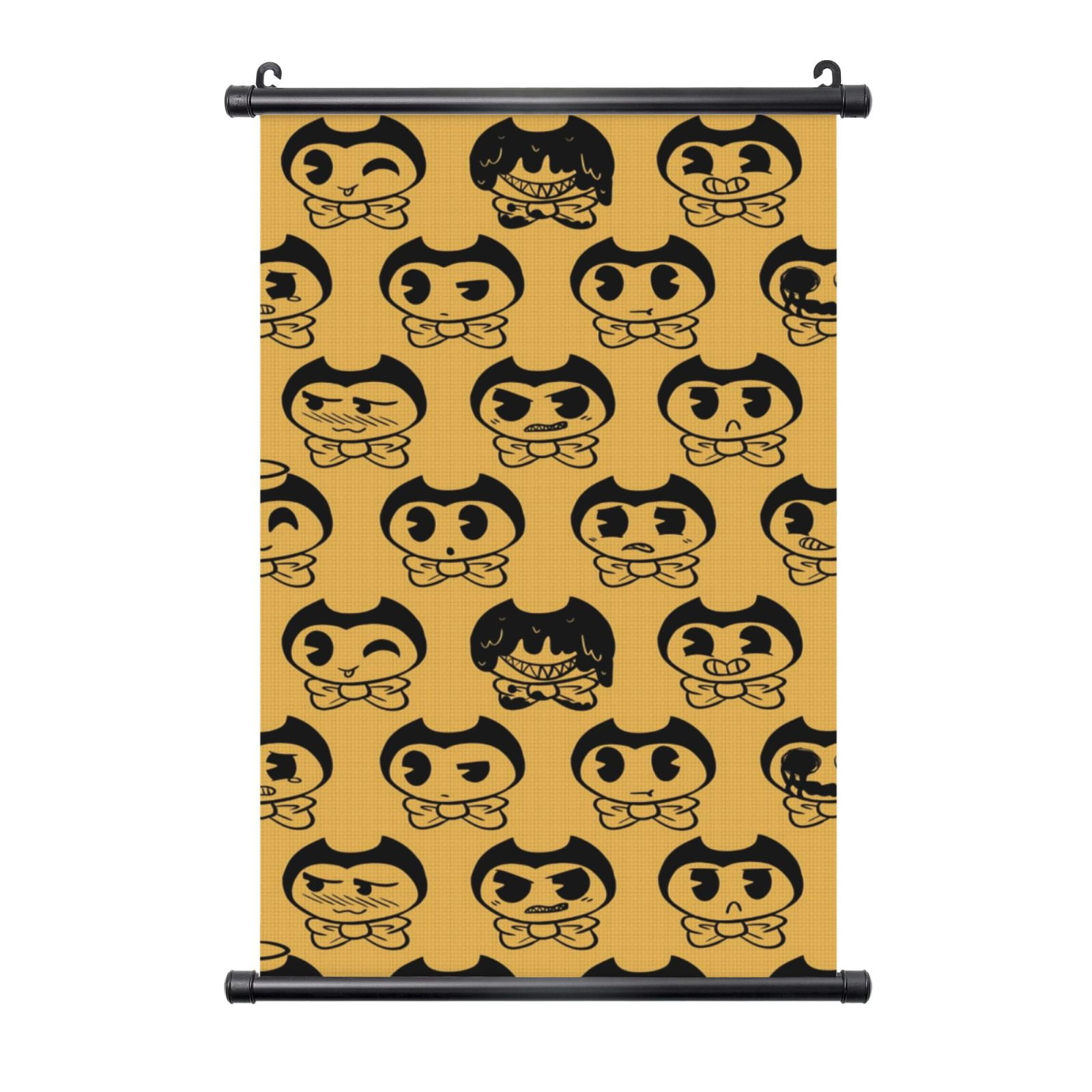 Bendy And The Ink Machine Hanging Poster, Black Plastic Shaft Wall ...