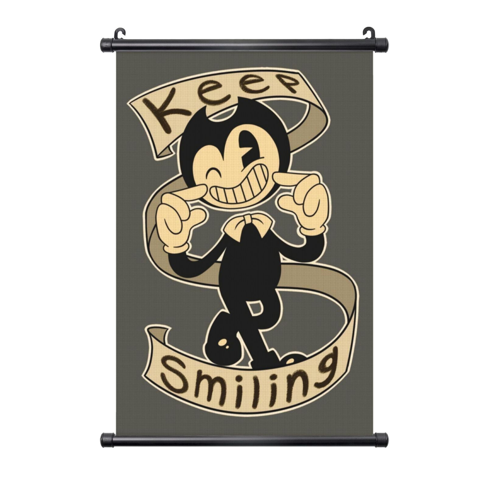 Bendy And The Ink Machine Hanging Poster, Black Plastic Shaft Wall ...