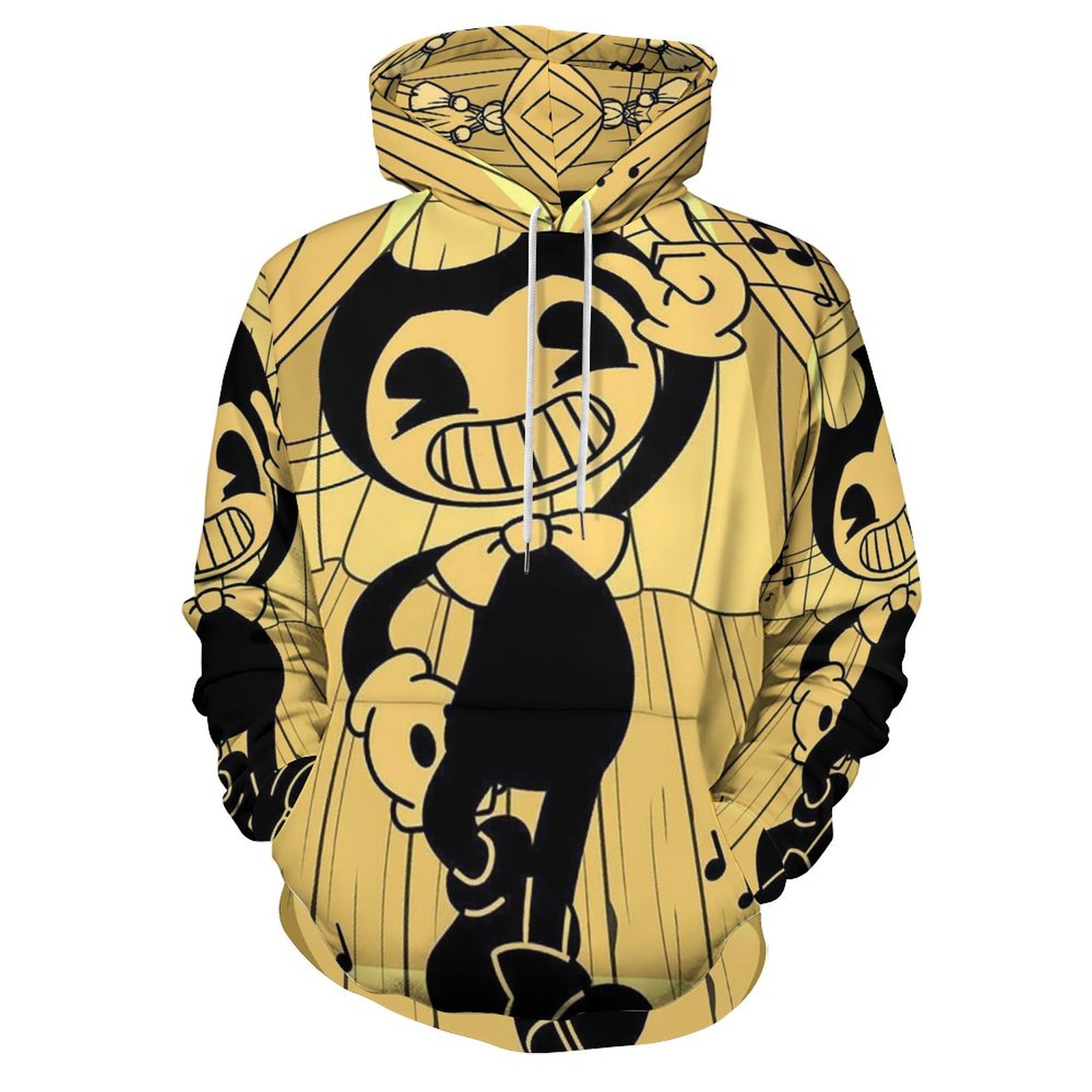 Bendy And The Ink Machine Hoodie 3D Print Pullover Hooded Long Sleeve ...