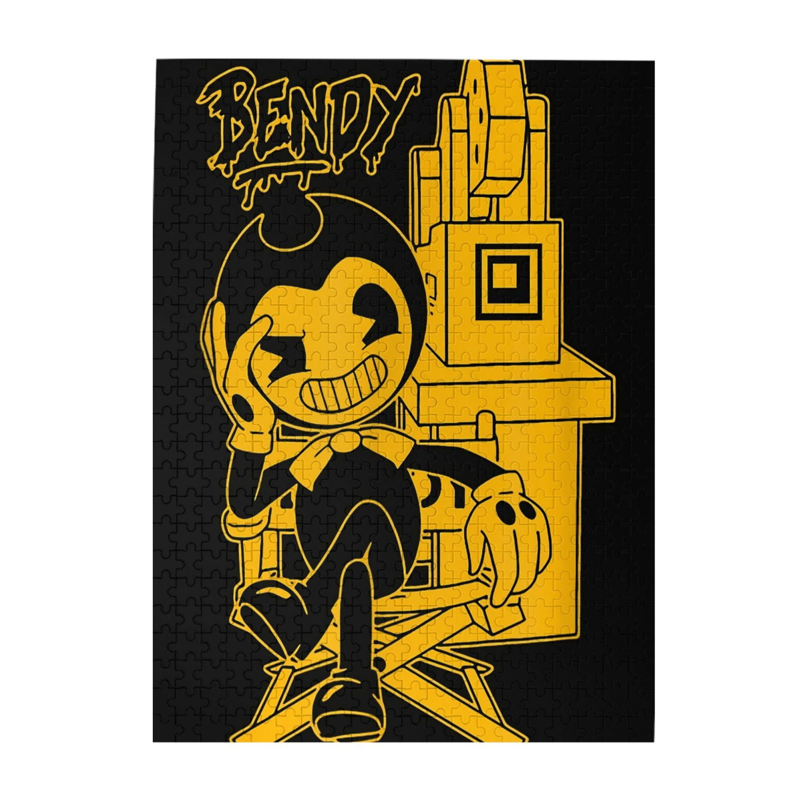 Bendy And The Ink Machine Jigsaw Puzzles 300 500 1000 Piece Colorful ...
