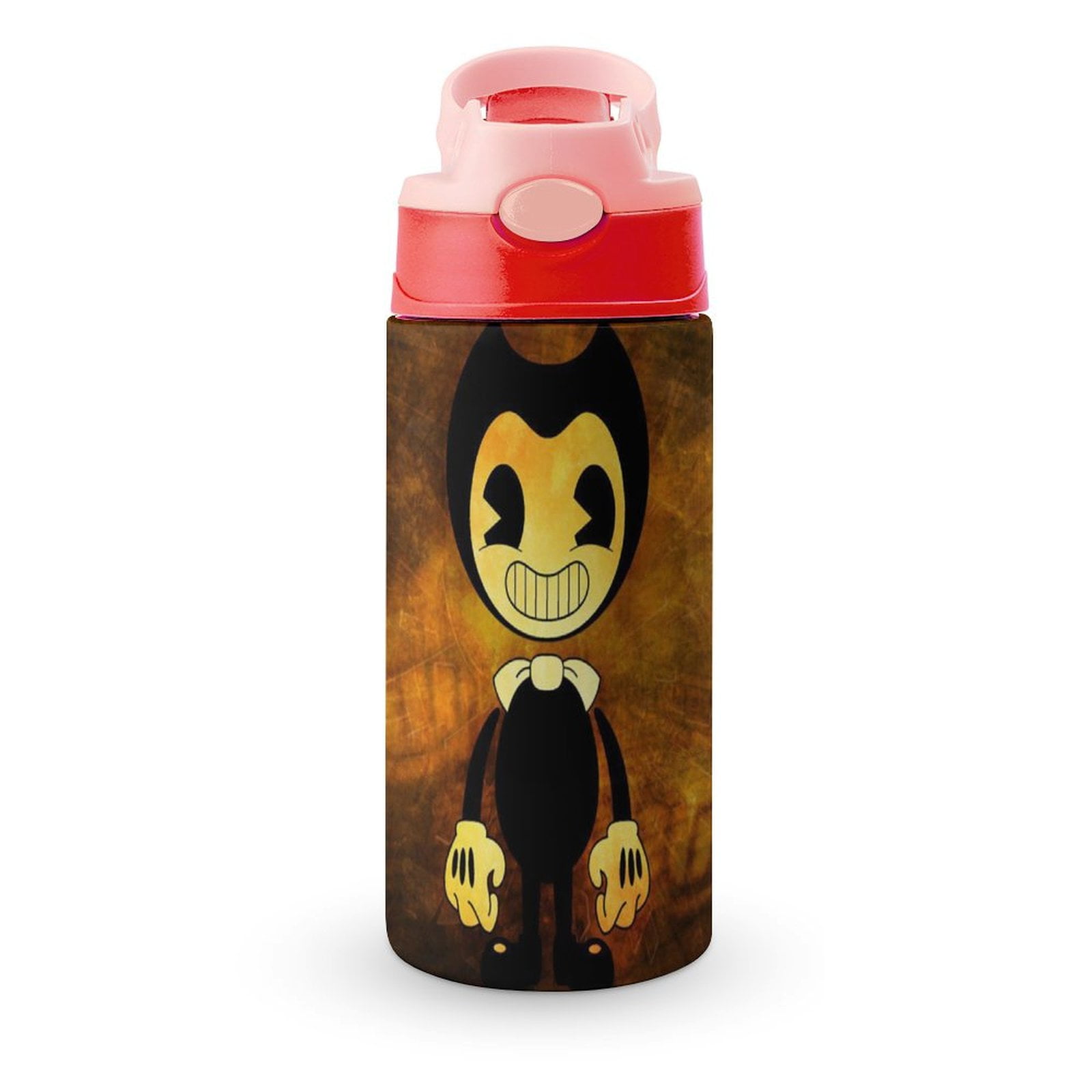 Bendy And The Ink Machine Kids Water Bottle with Straw - Stainless ...