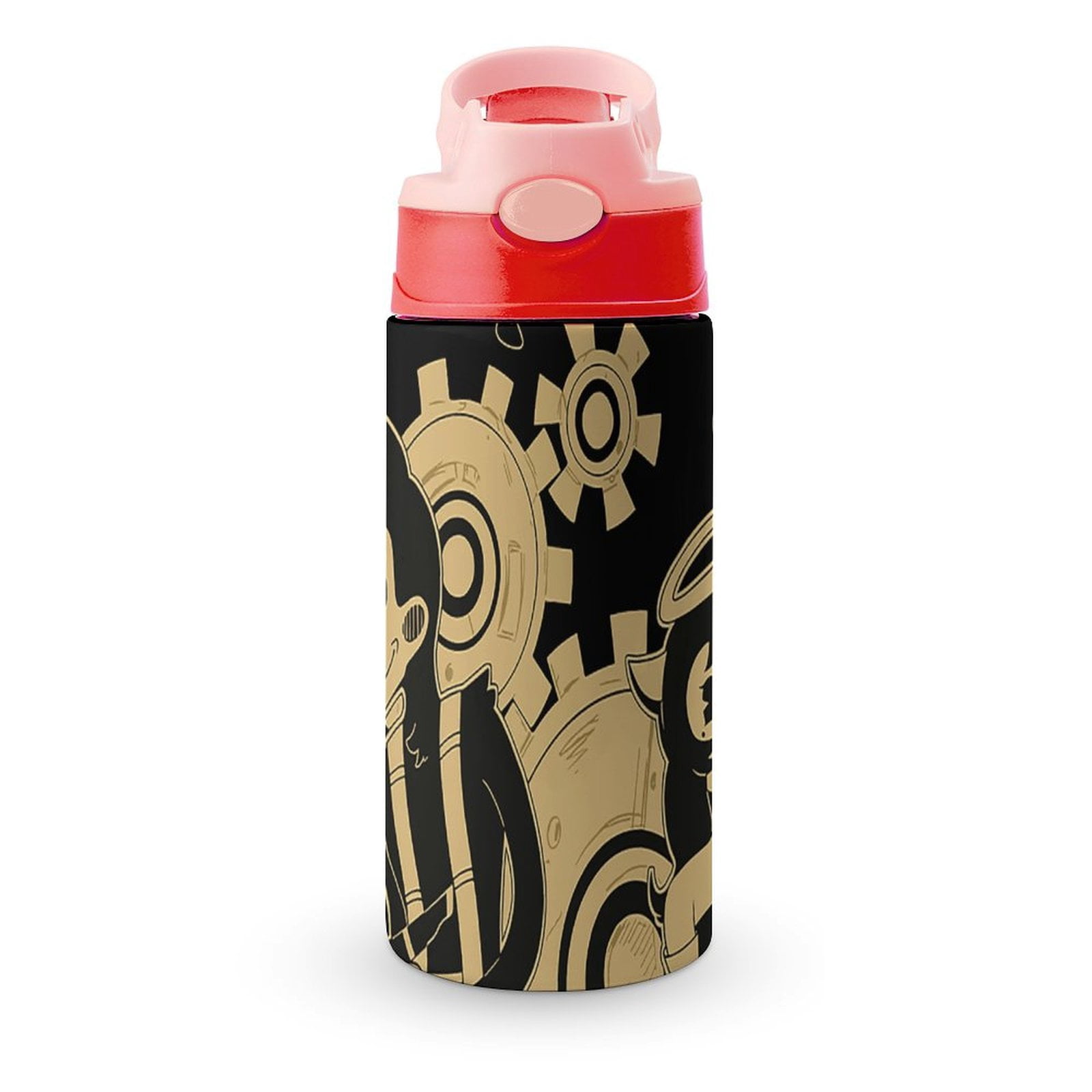 Bendy And The Ink Machine Kids Water Bottle with Straw - Stainless ...