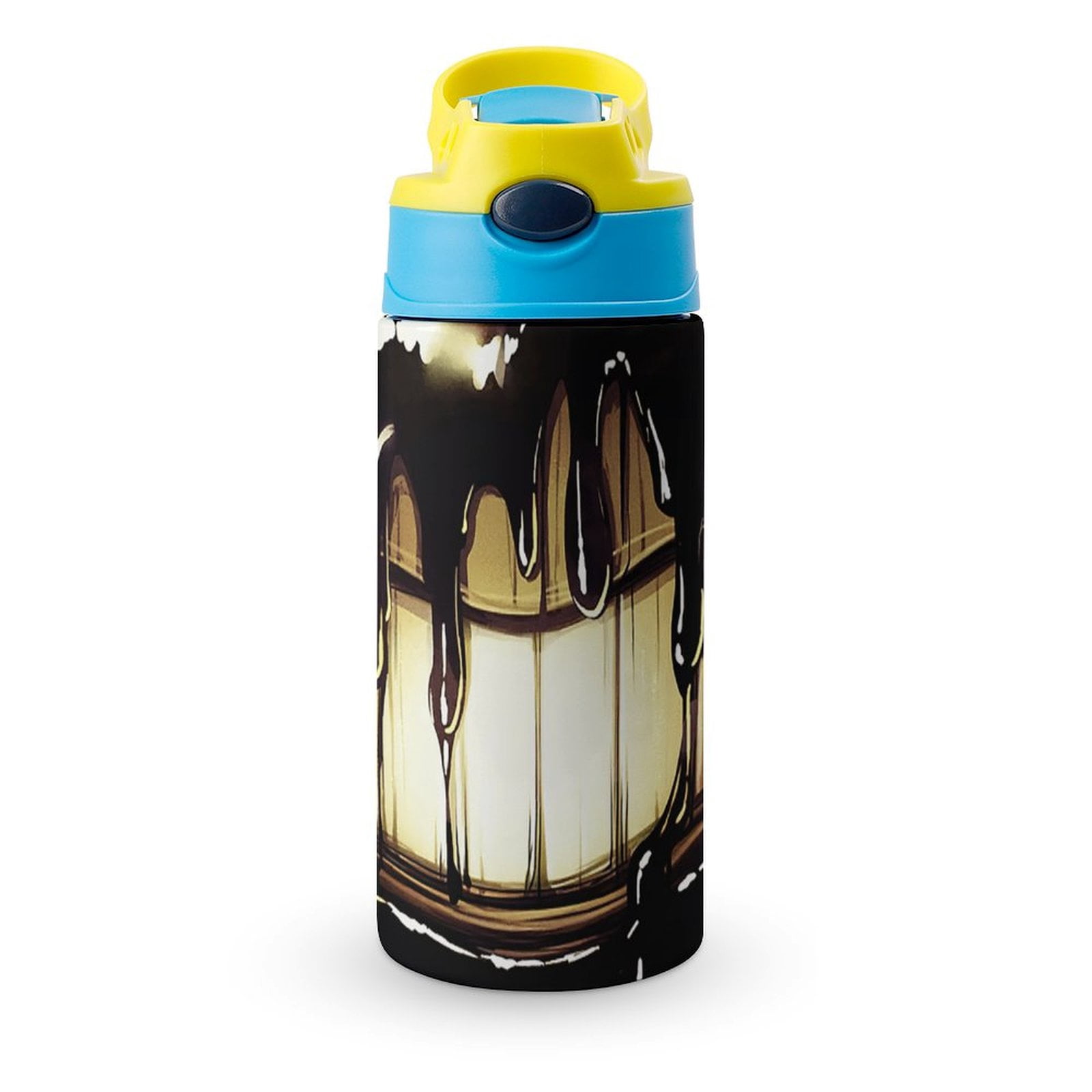 Bendy And The Ink Machine Kids Water Bottle with Straw - Stainless ...