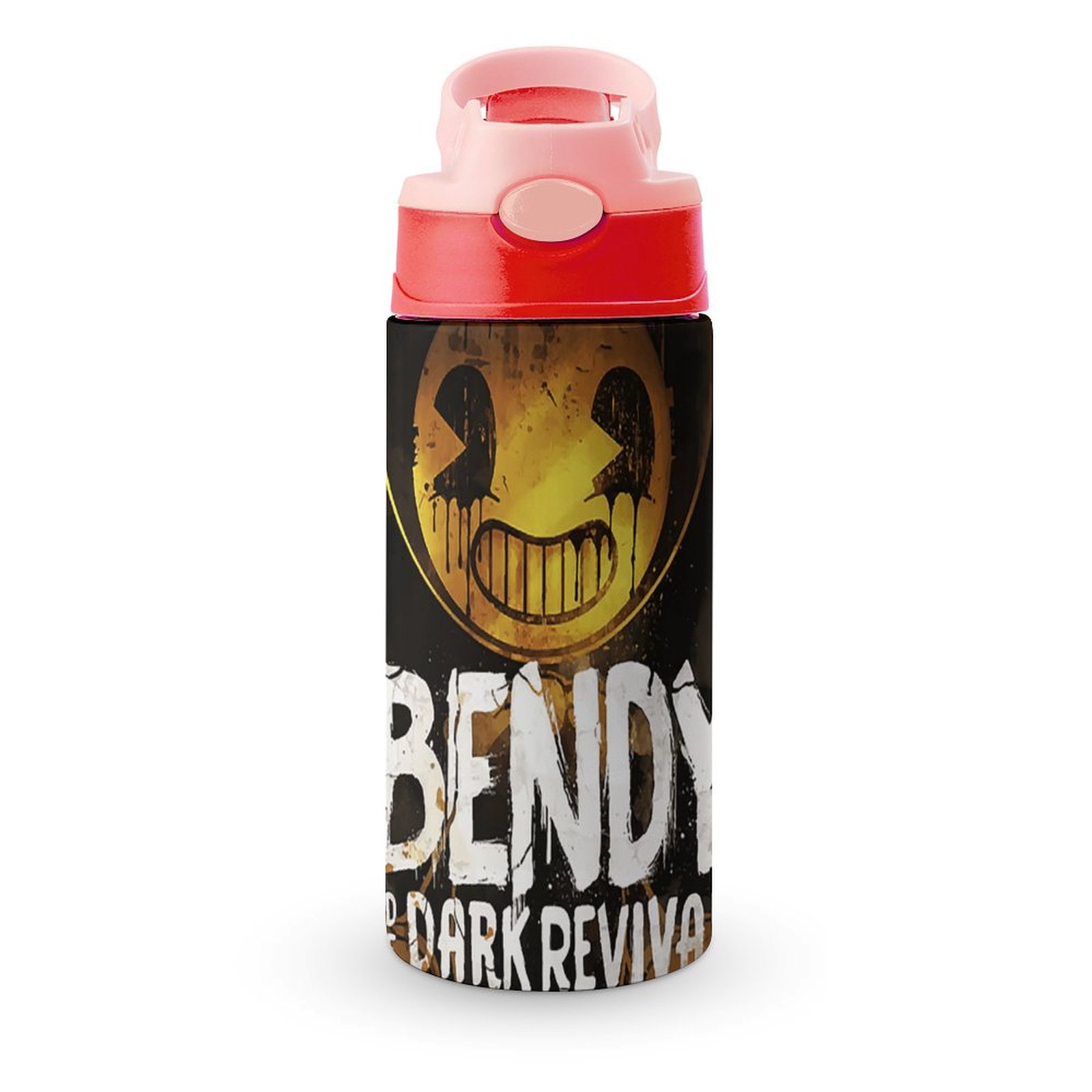 Bendy And The Ink Machine Kids Water Bottle with Straw - Stainless ...