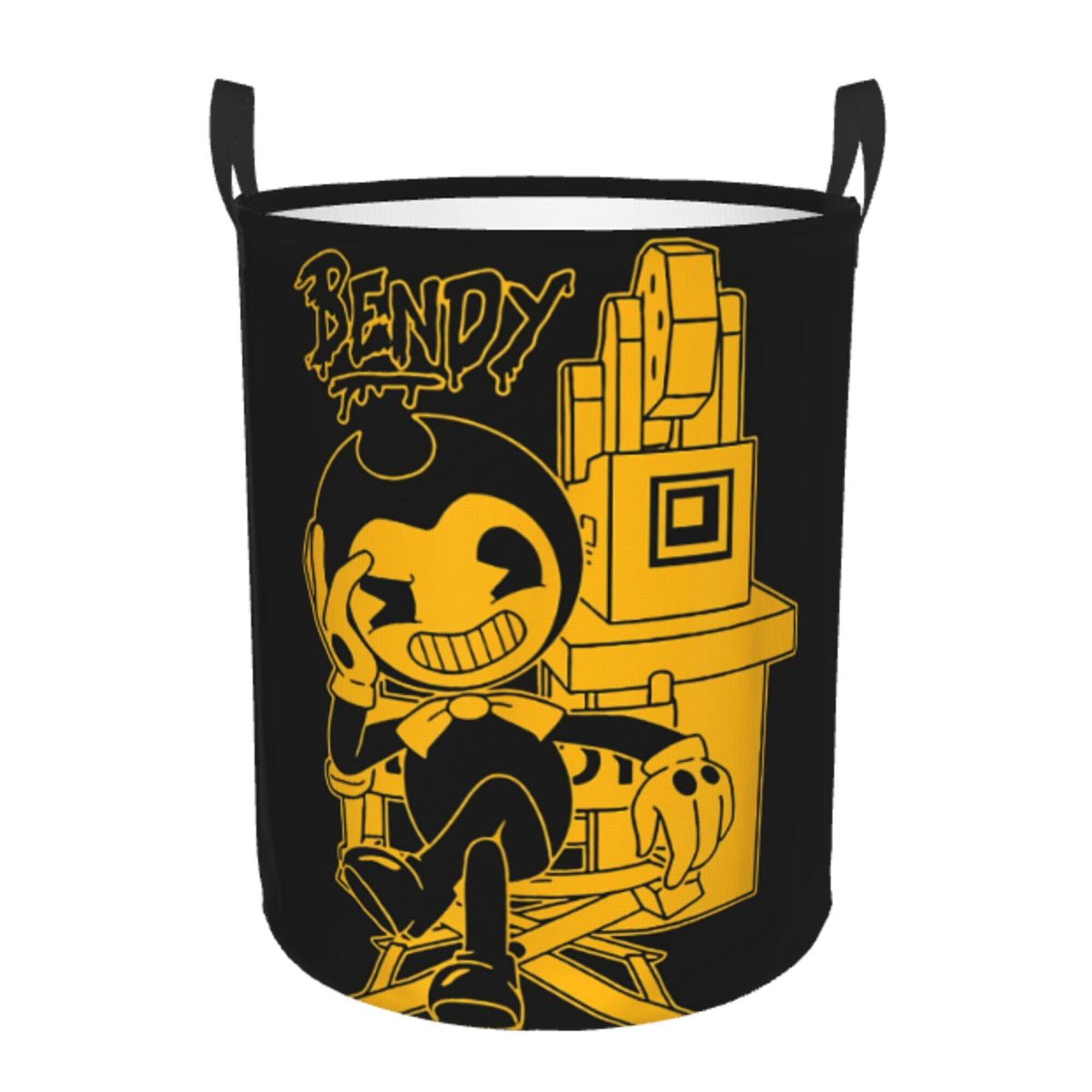 Bendy And The Ink Machine Laundry Hamper With Handle Funny Waterproof ...
