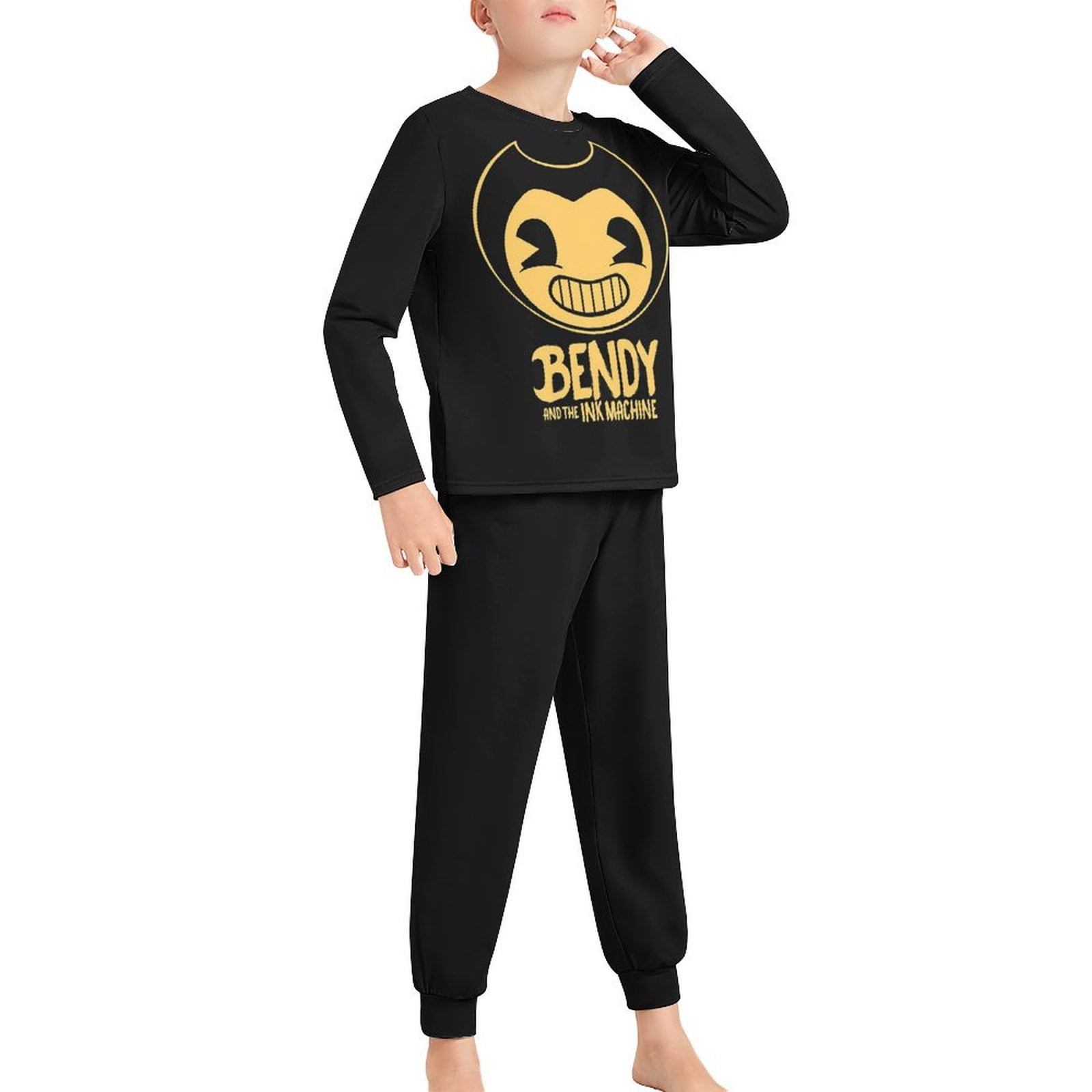 Bendy And The Ink Machine Little Big Bo-ys Gi-rls Pajamas Set Long ...