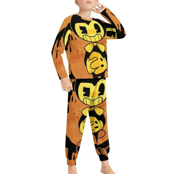 Bendy And The Ink Machine Little Big Bo-ys Gi-rls Pajamas Set Long ...