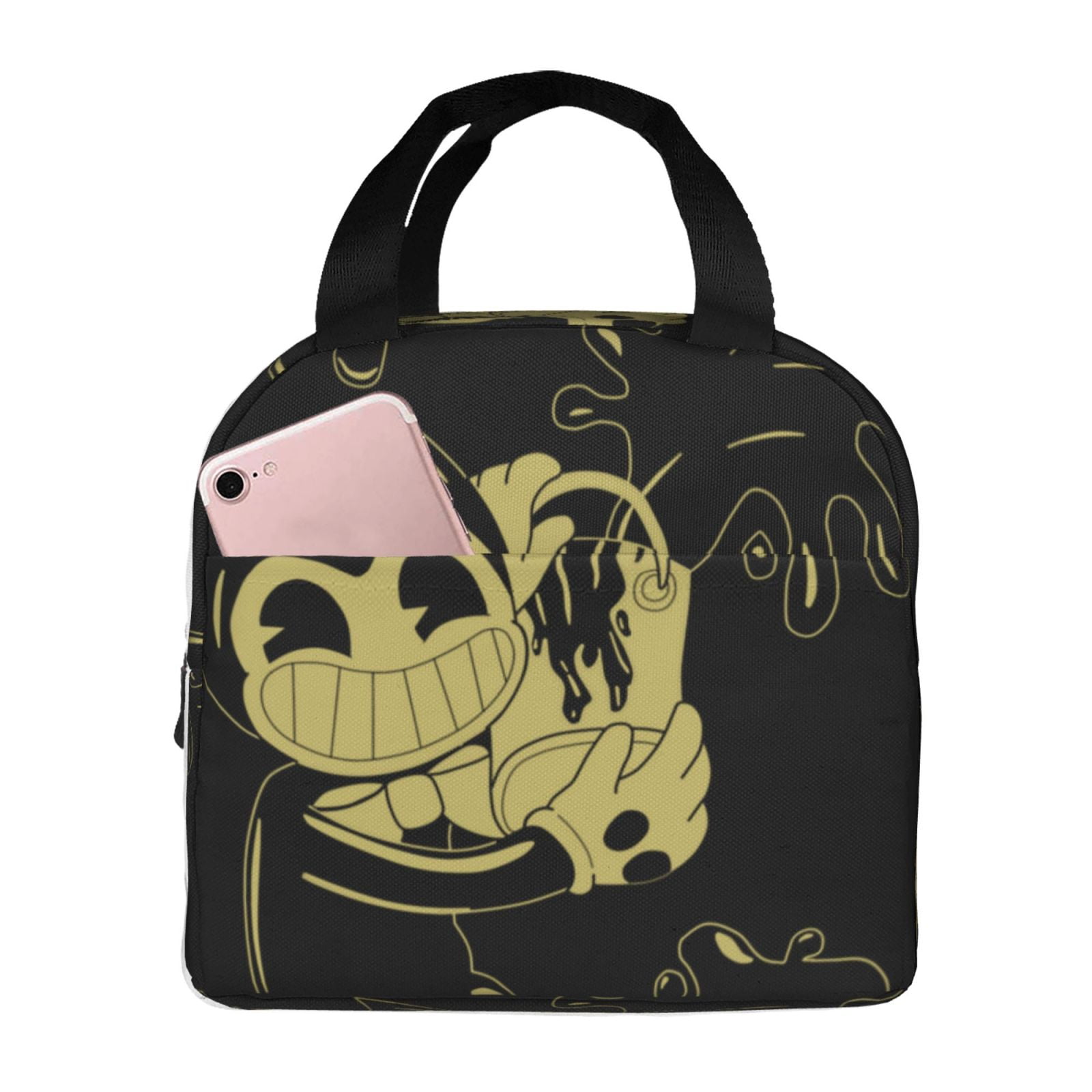 Bendy And The Ink Machine Lunch Bag, Insulated Lunch Box Large Capacity ...