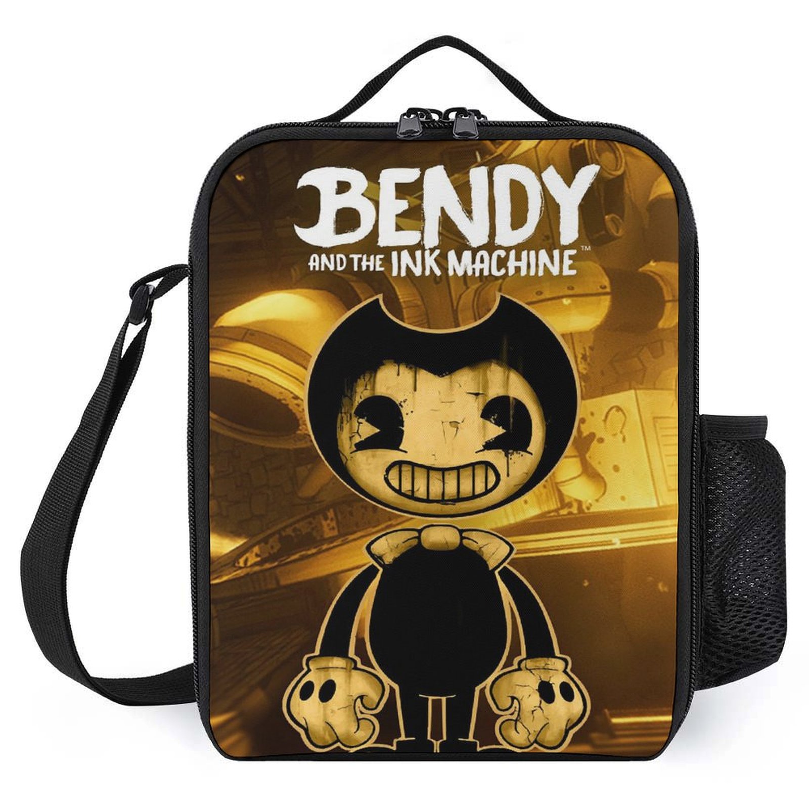 Bendy And The Ink Machine Lunch Bag, Insulated Lunch Box Large Capacity ...