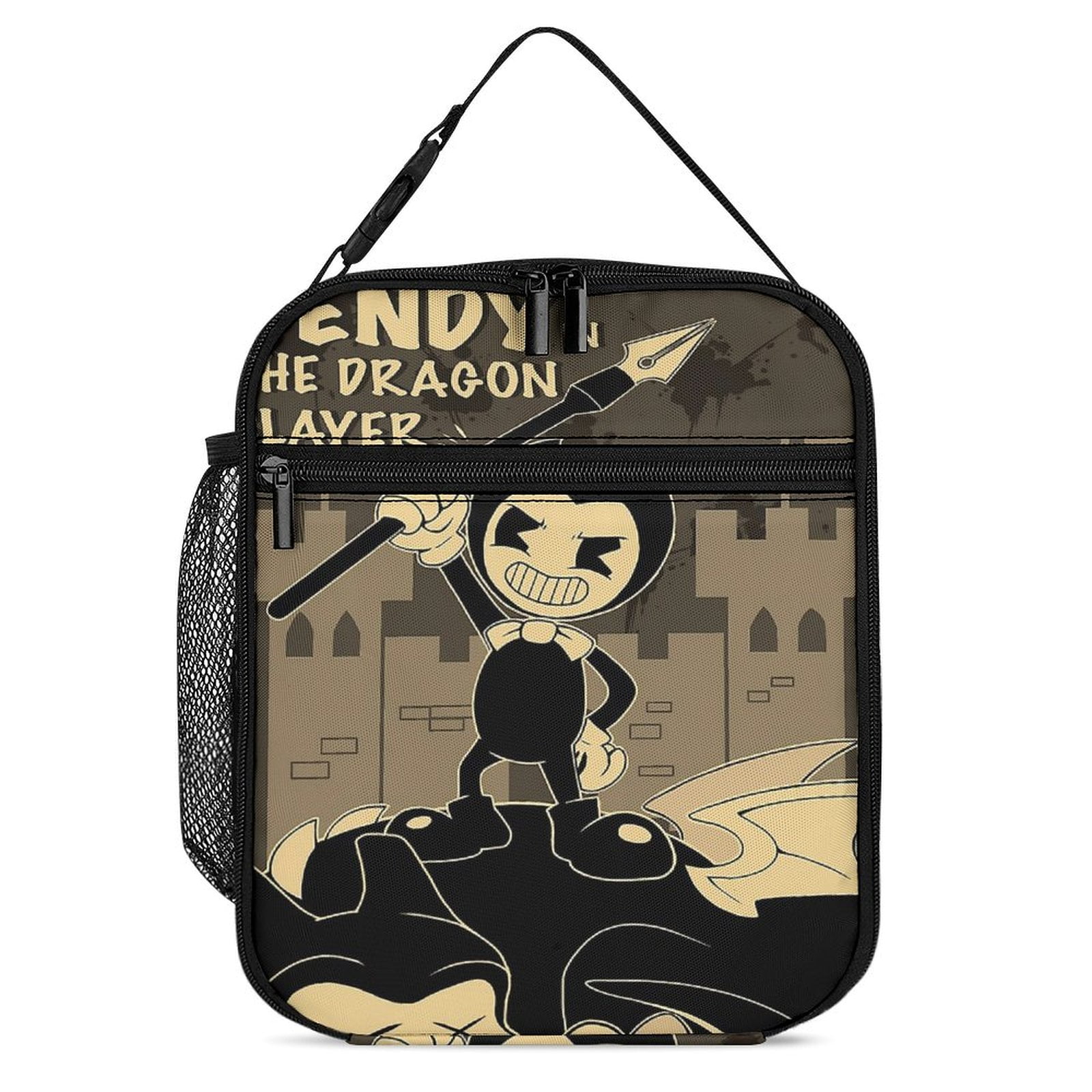 Bendy And The Ink Machine Lunch Bag Insulated, Lunch Box Bag, Reusable ...