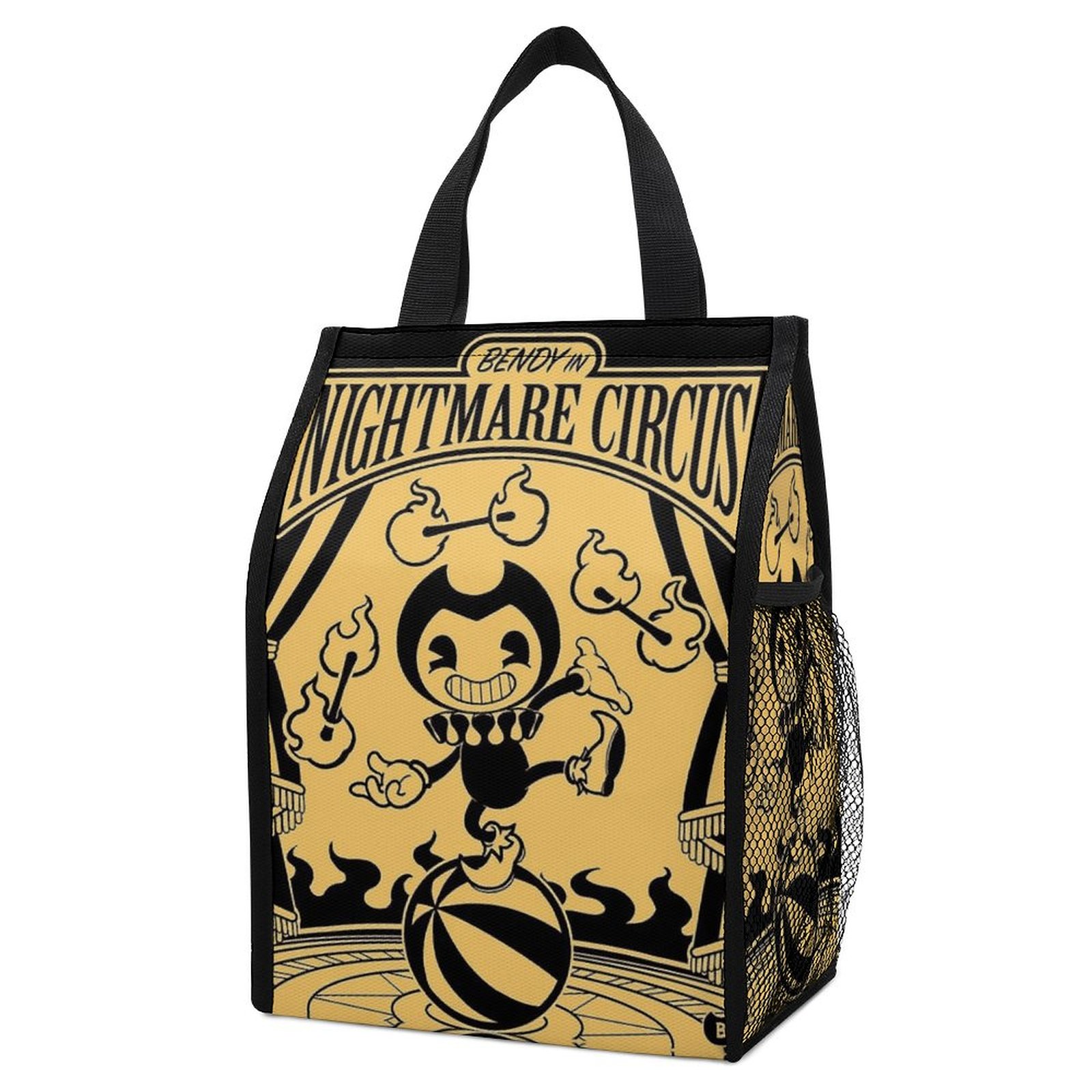 Bendy And The Ink Machine Lunch Bag Insulated, Lunch Box Bag, Reusable ...