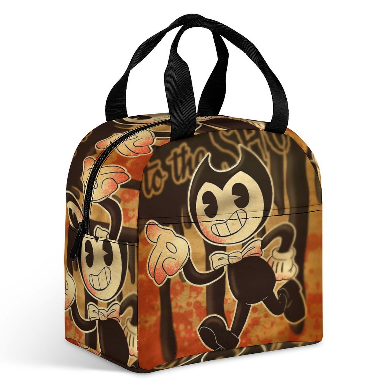 Bendy And The Ink Machine Lunch Bag Insulated, Lunch Box Bag, Reusable ...