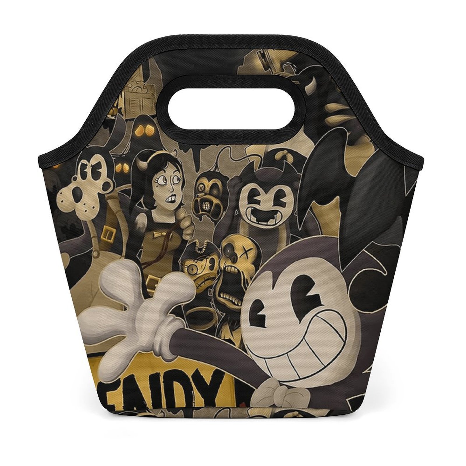 Bendy And The Ink Machine Lunch Bag, Insulated Lunch Tote Large Lunch ...