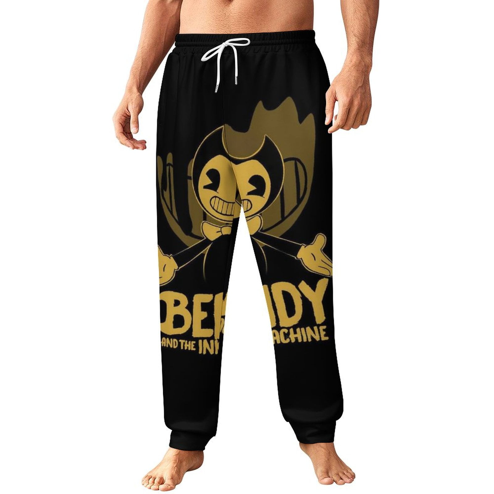Bendy And The Ink Machine Men's Athletic Joggers Stretch Sweatpants ...
