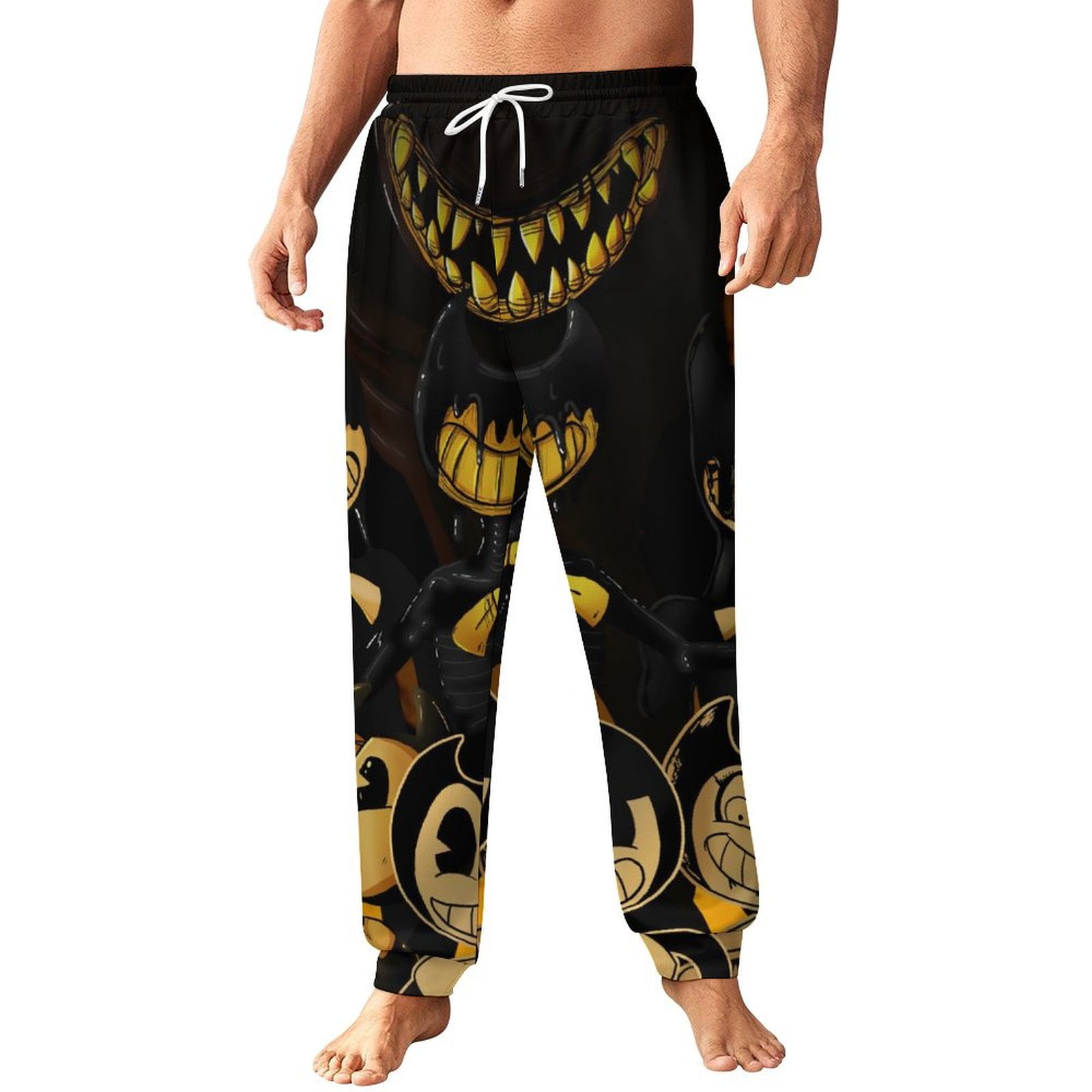 Bendy And The Ink Machine Men's Athletic Joggers Stretch Sweatpants ...
