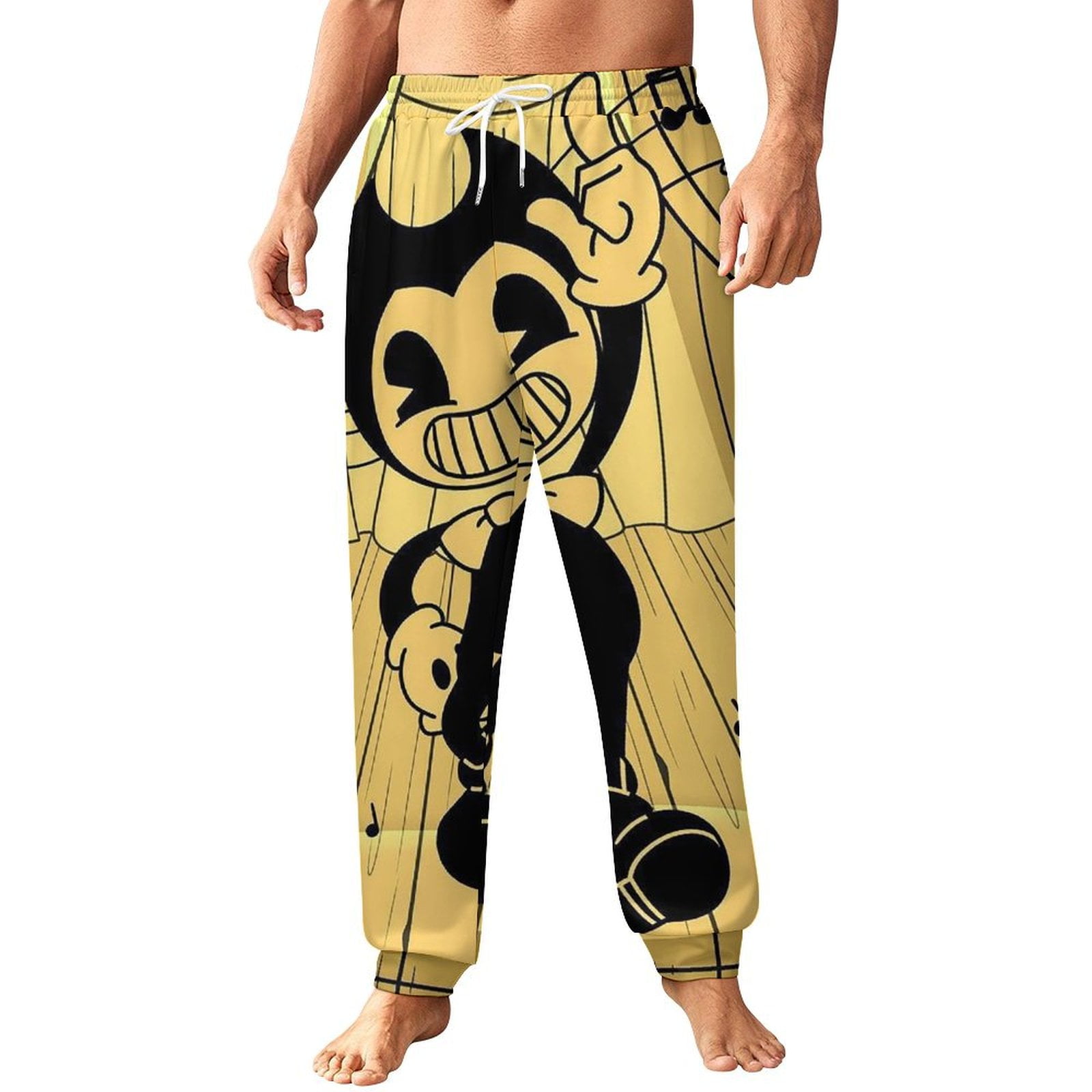 Bendy And The Ink Machine Men's Athletic Joggers Stretch Sweatpants ...