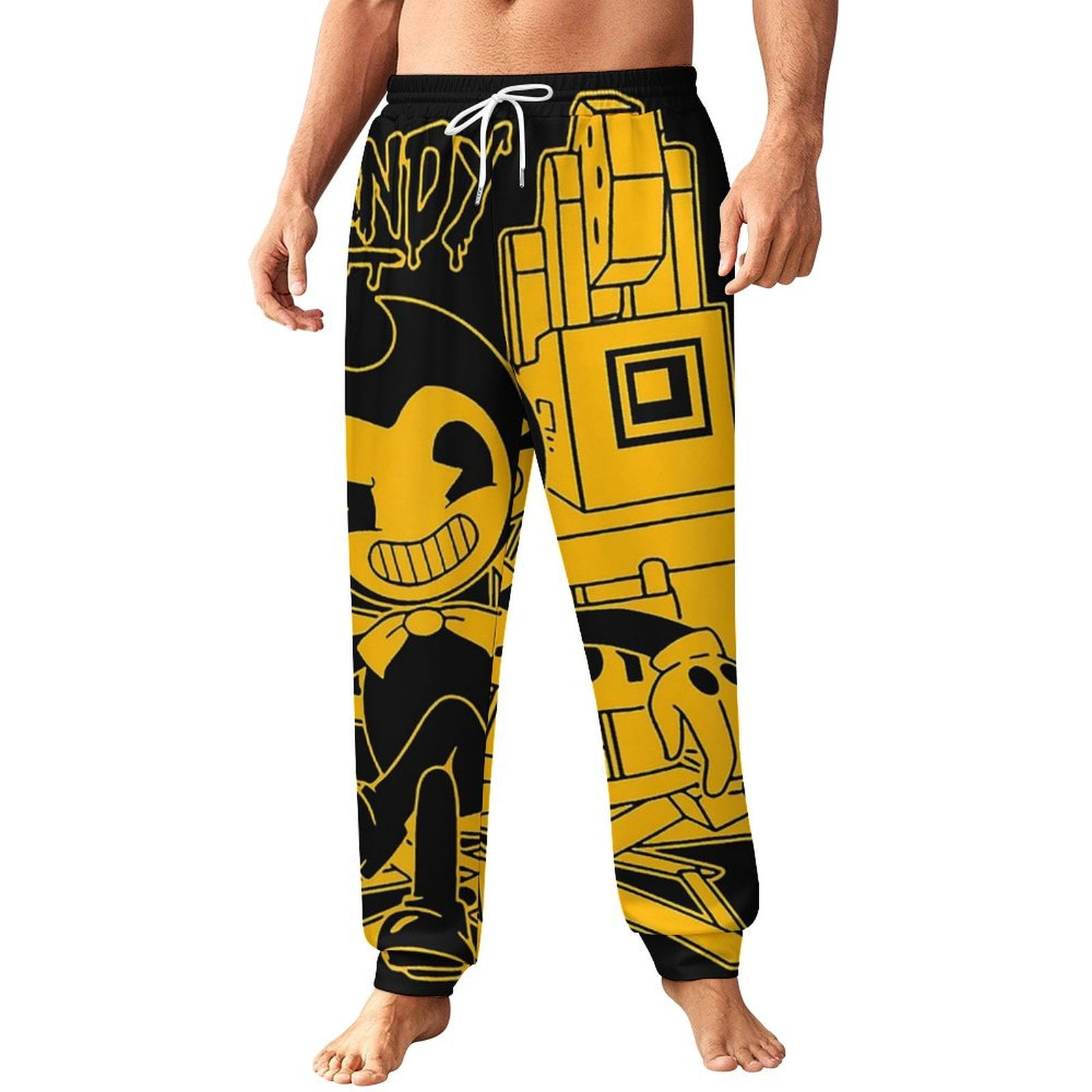 Bendy And The Ink Machine Men's Athletic Joggers Stretch Sweatpants ...