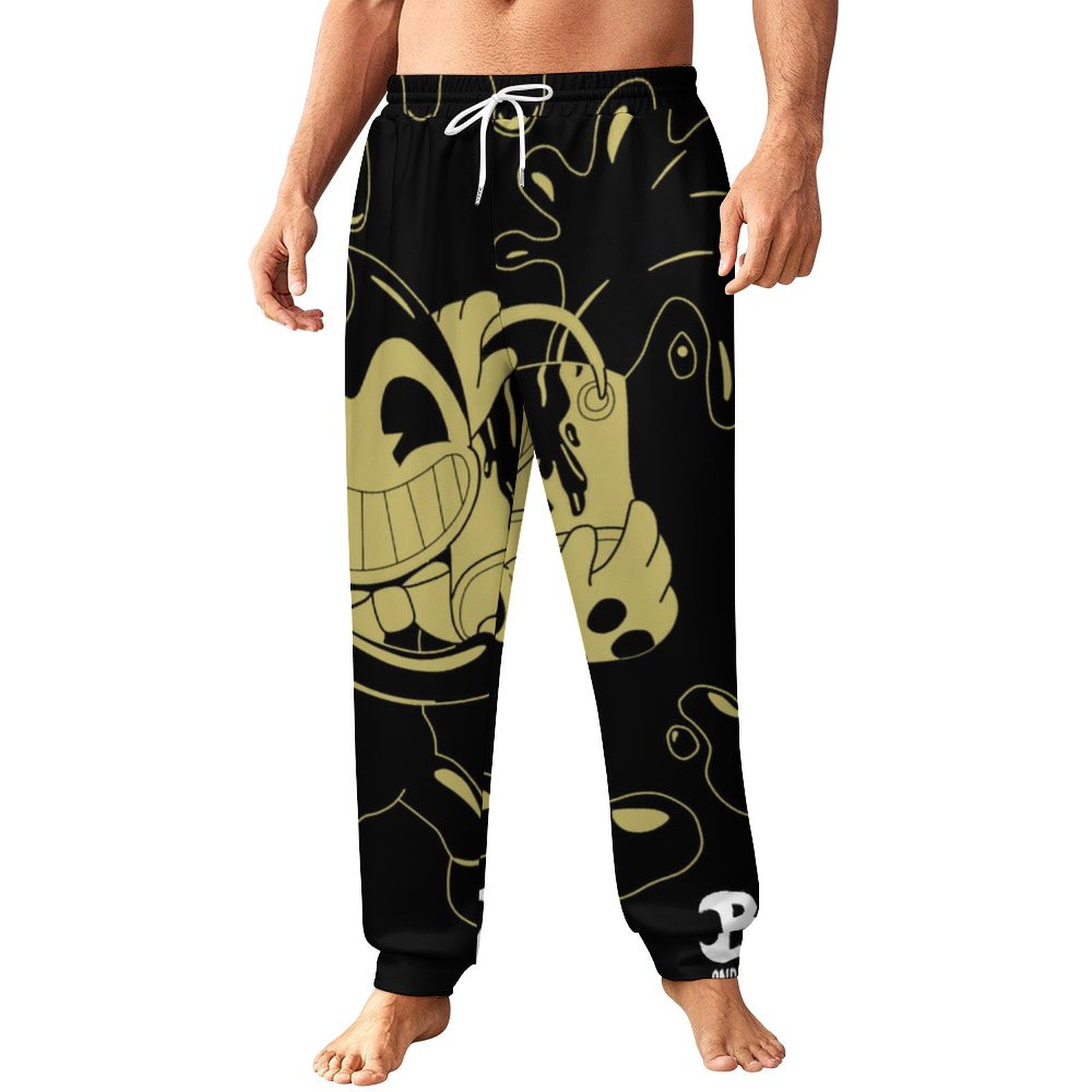 Bendy And The Ink Machine Men's Athletic Joggers Stretch Sweatpants ...