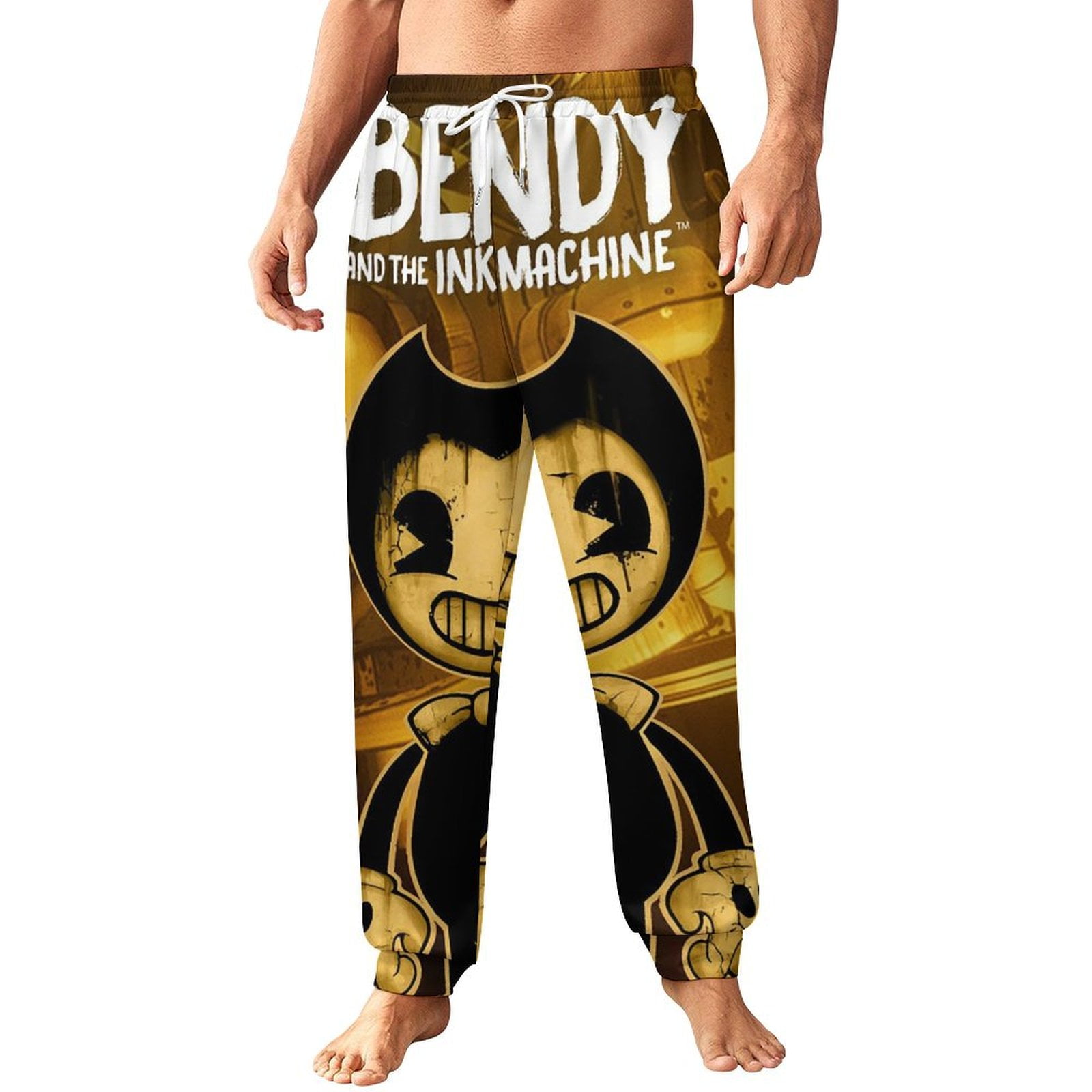 Bendy And The Ink Machine Men's Athletic Joggers Stretch Sweatpants ...