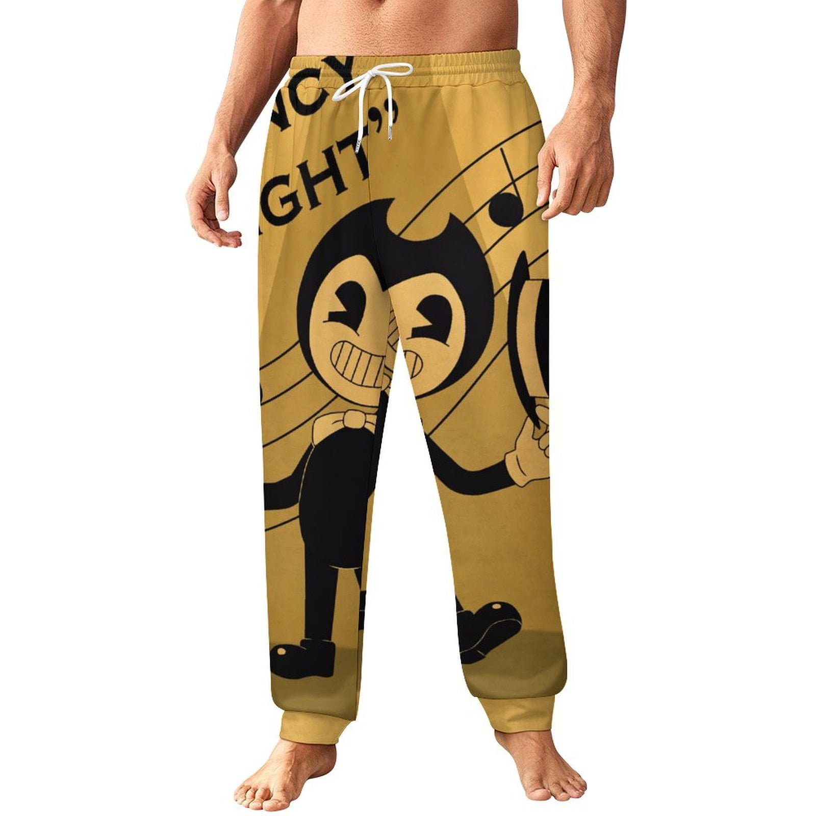 Bendy And The Ink Machine Men's Athletic Joggers Stretch Sweatpants ...