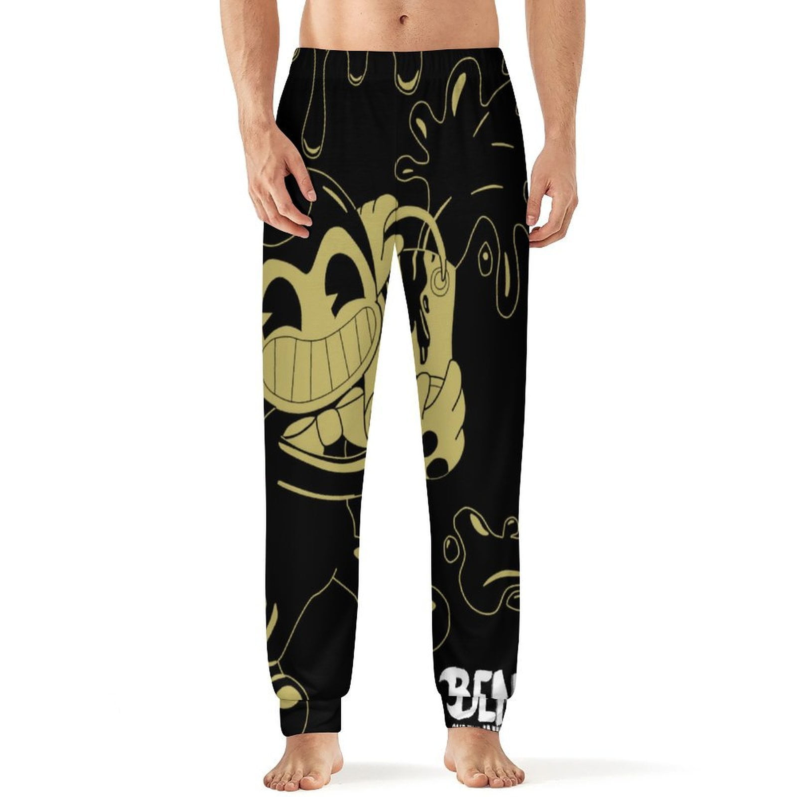 Bendy And The Ink Machine Men's Lightweight Pajama Pants Soft Lounge ...