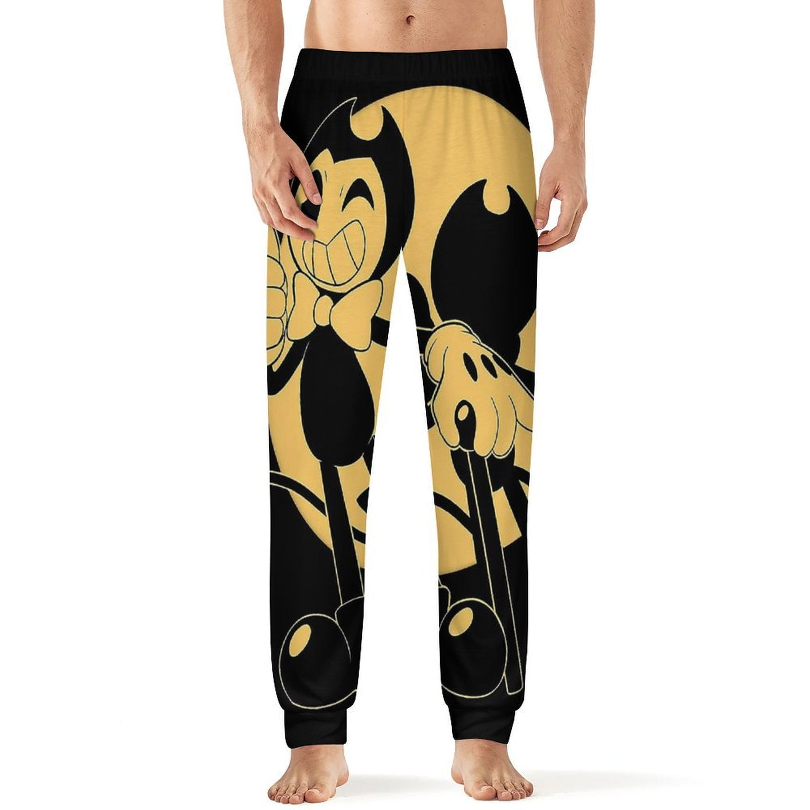 Bendy And The Ink Machine Men's Lightweight Pajama Pants Soft Lounge ...