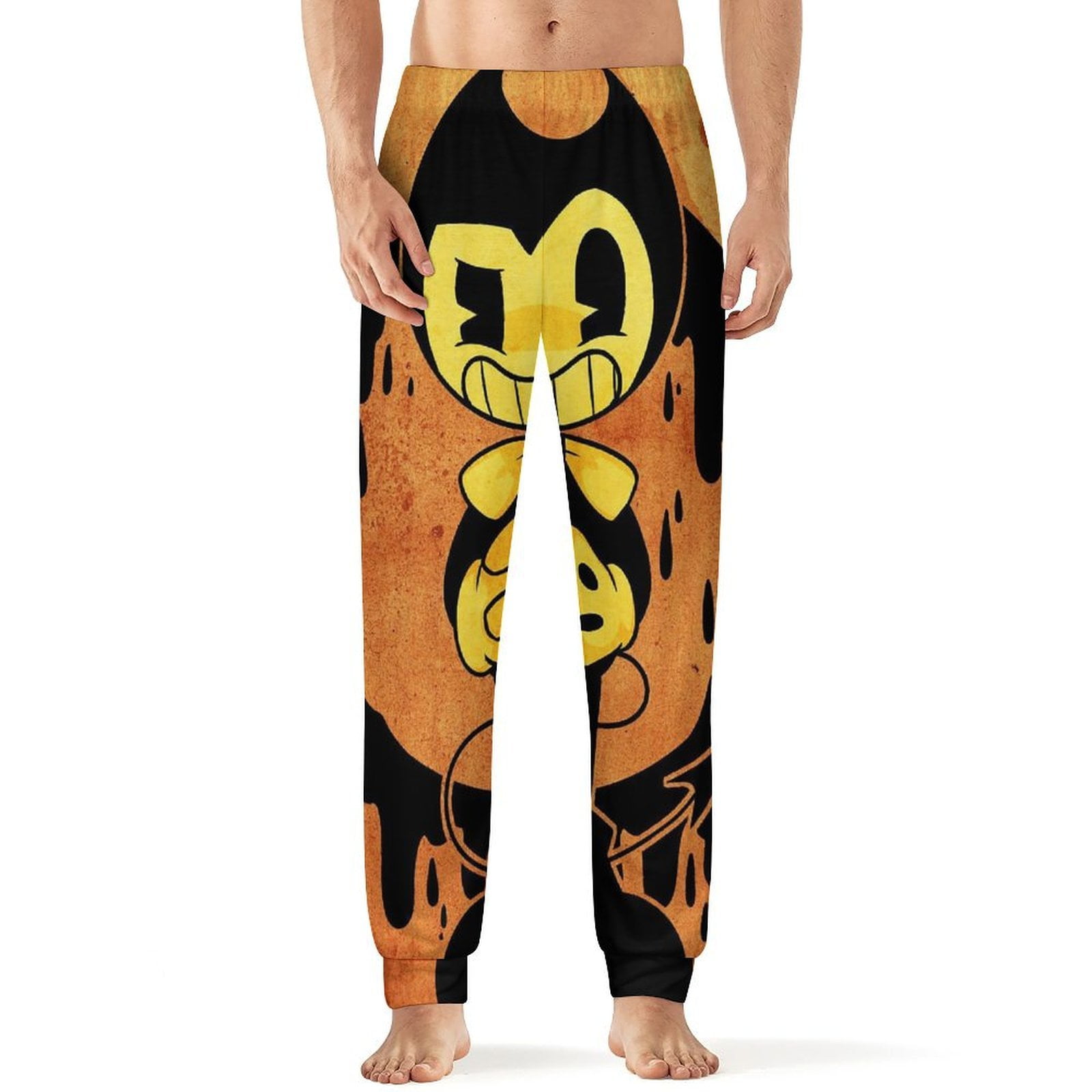Bendy And The Ink Machine Men's Lightweight Pajama Pants Soft Lounge ...