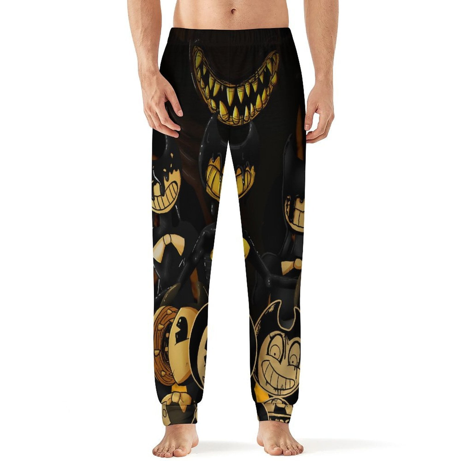 Bendy And The Ink Machine Men's Lightweight Pajama Pants Soft Lounge ...