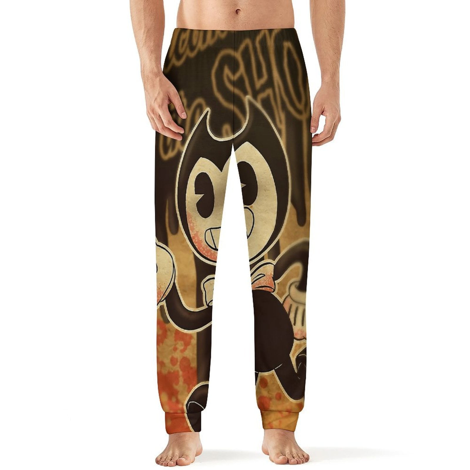 Bendy And The Ink Machine Men's Lightweight Pajama Pants Soft Lounge ...