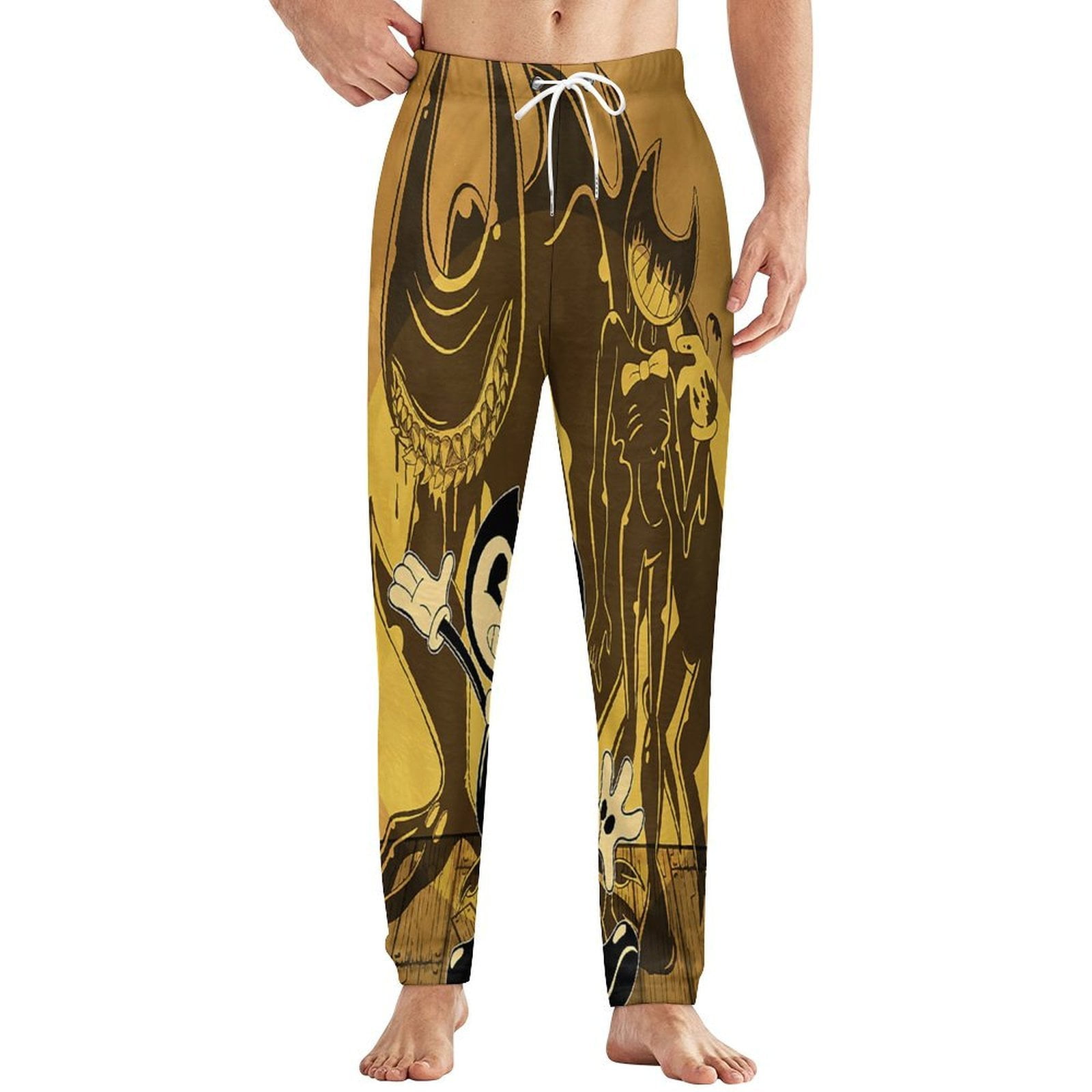 Bendy And The Ink Machine Mens Pajama Pants Microfleece Pajama Bottoms ...