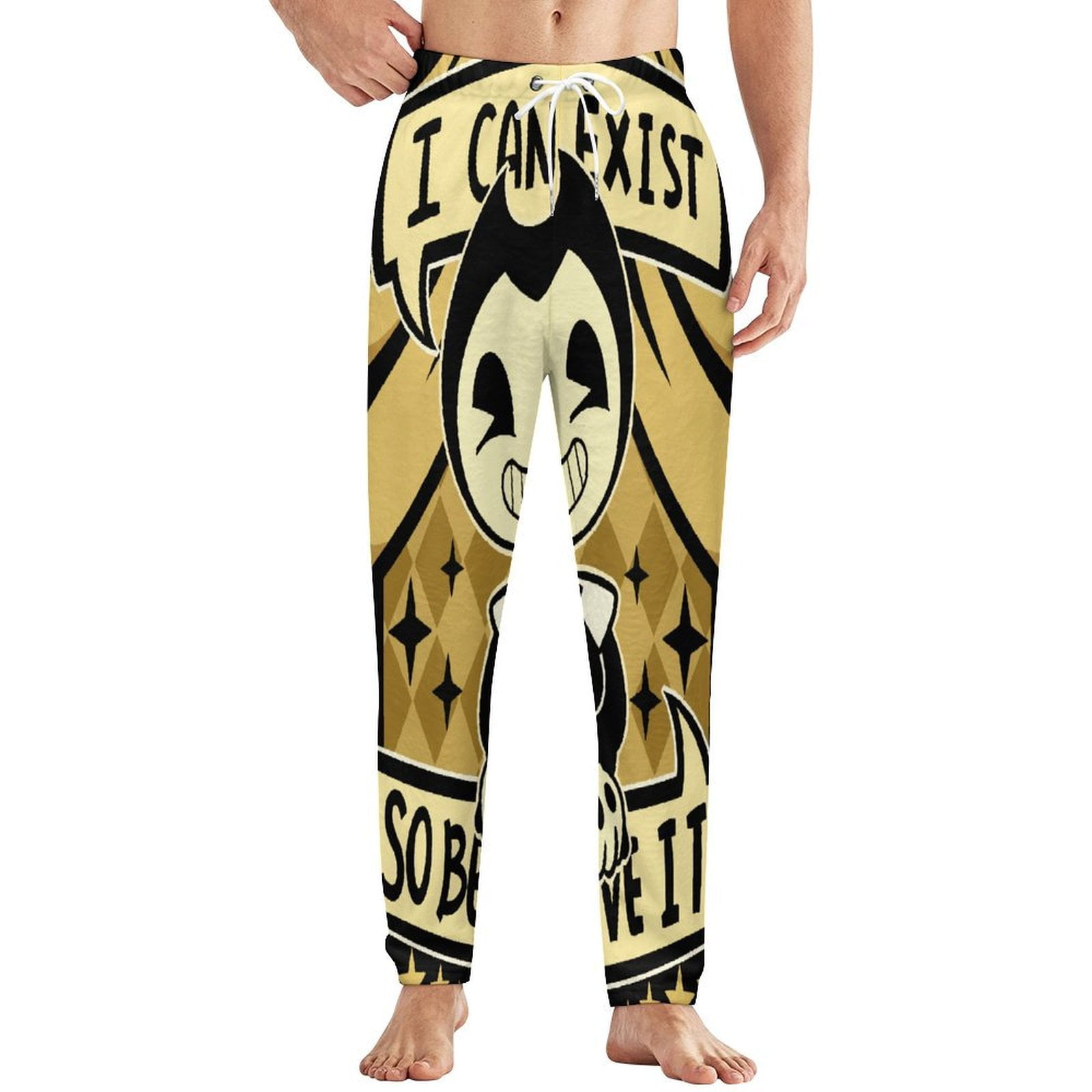 Bendy And The Ink Machine Mens Pajama Pants Microfleece Pajama Bottoms ...
