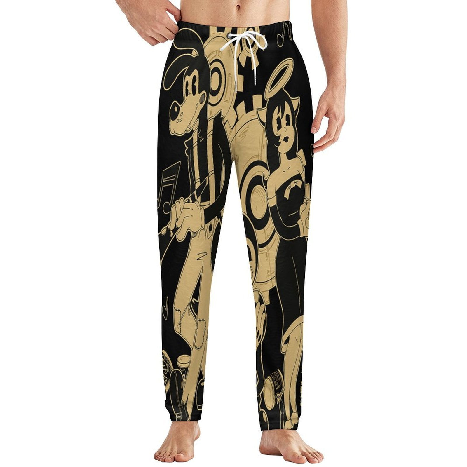 Bendy And The Ink Machine Mens Pajama Pants Microfleece Pajama Bottoms ...