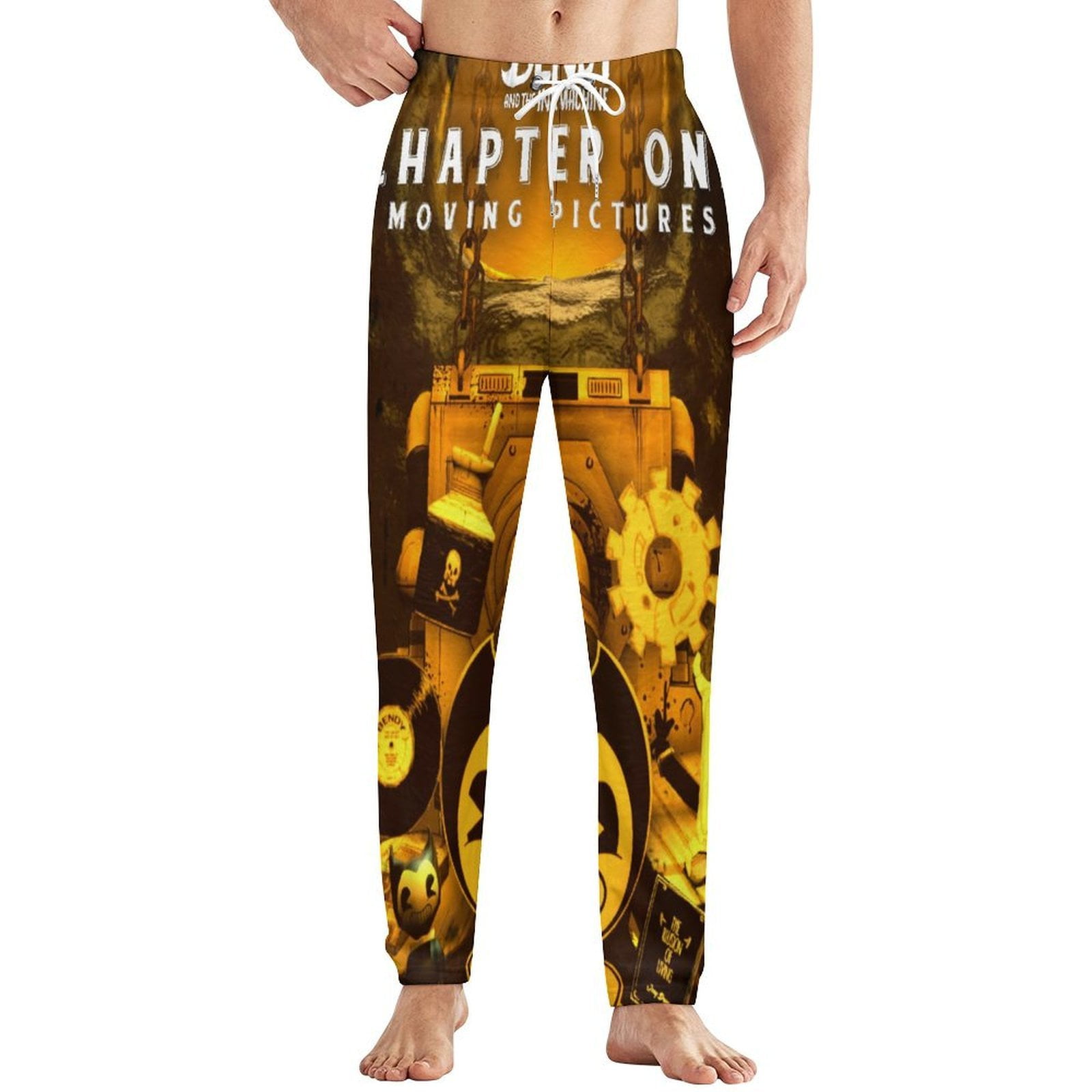 Bendy And The Ink Machine Mens Pajama Pants Microfleece Pajama Bottoms ...