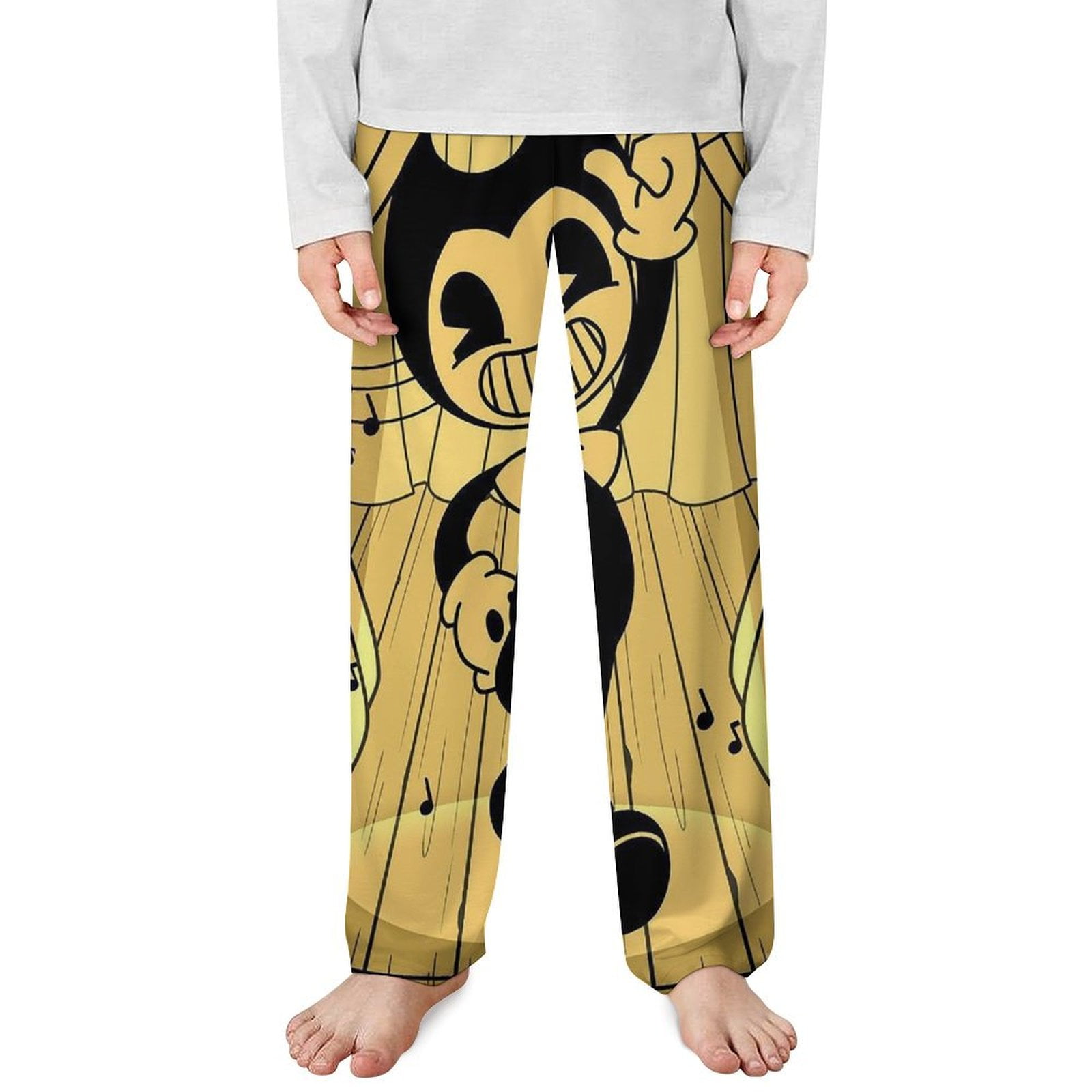 Bendy And The Ink Machine Pajama Pants Sleep Pants Soft Elastic Waist ...
