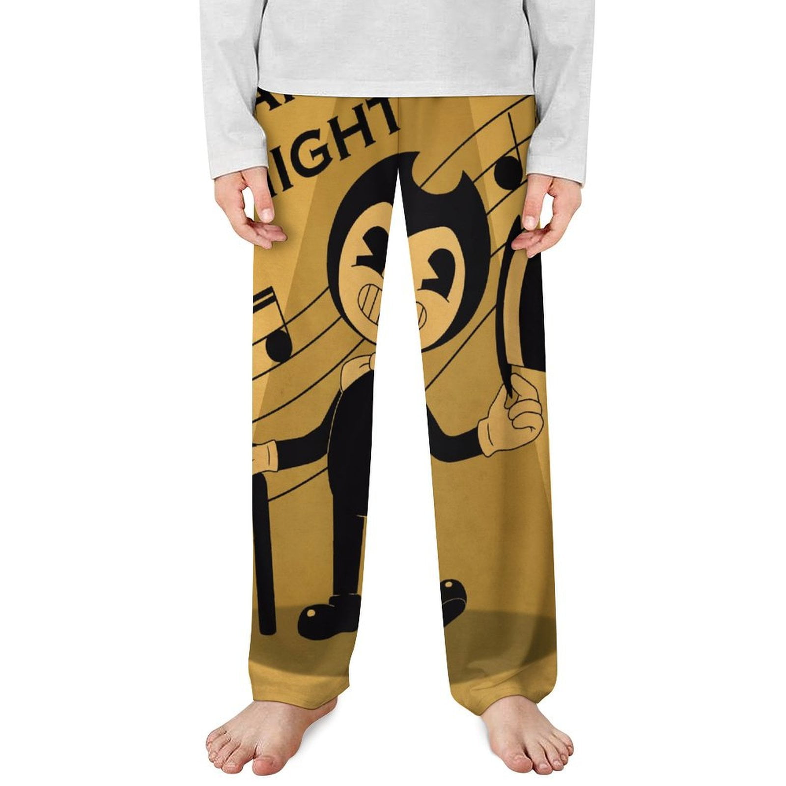 Bendy And The Ink Machine Pajama Pants Sleep Pants Soft Elastic Waist ...