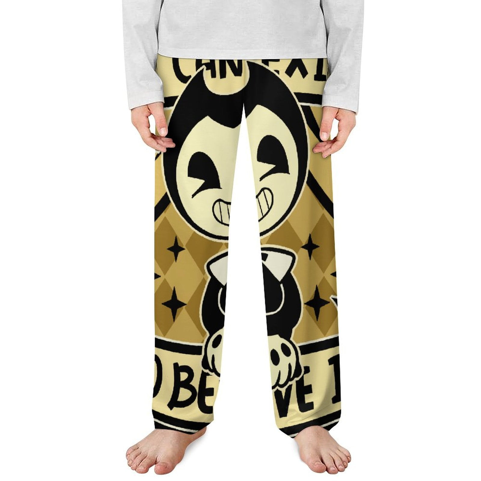 Bendy And The Ink Machine Pajama Pants Sleep Pants Soft Elastic Waist ...