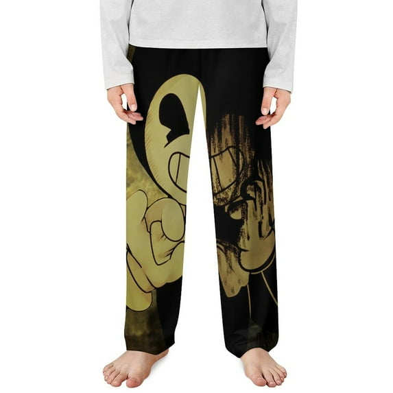 Bendy And The Ink Machine Pajama Pants Sleep Pants Soft Elastic Waist ...