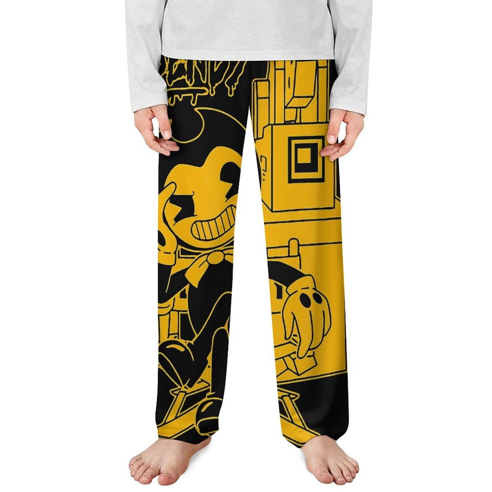 Bendy And The Ink Machine Pajama Pants Sleep Pants Soft Elastic Waist ...