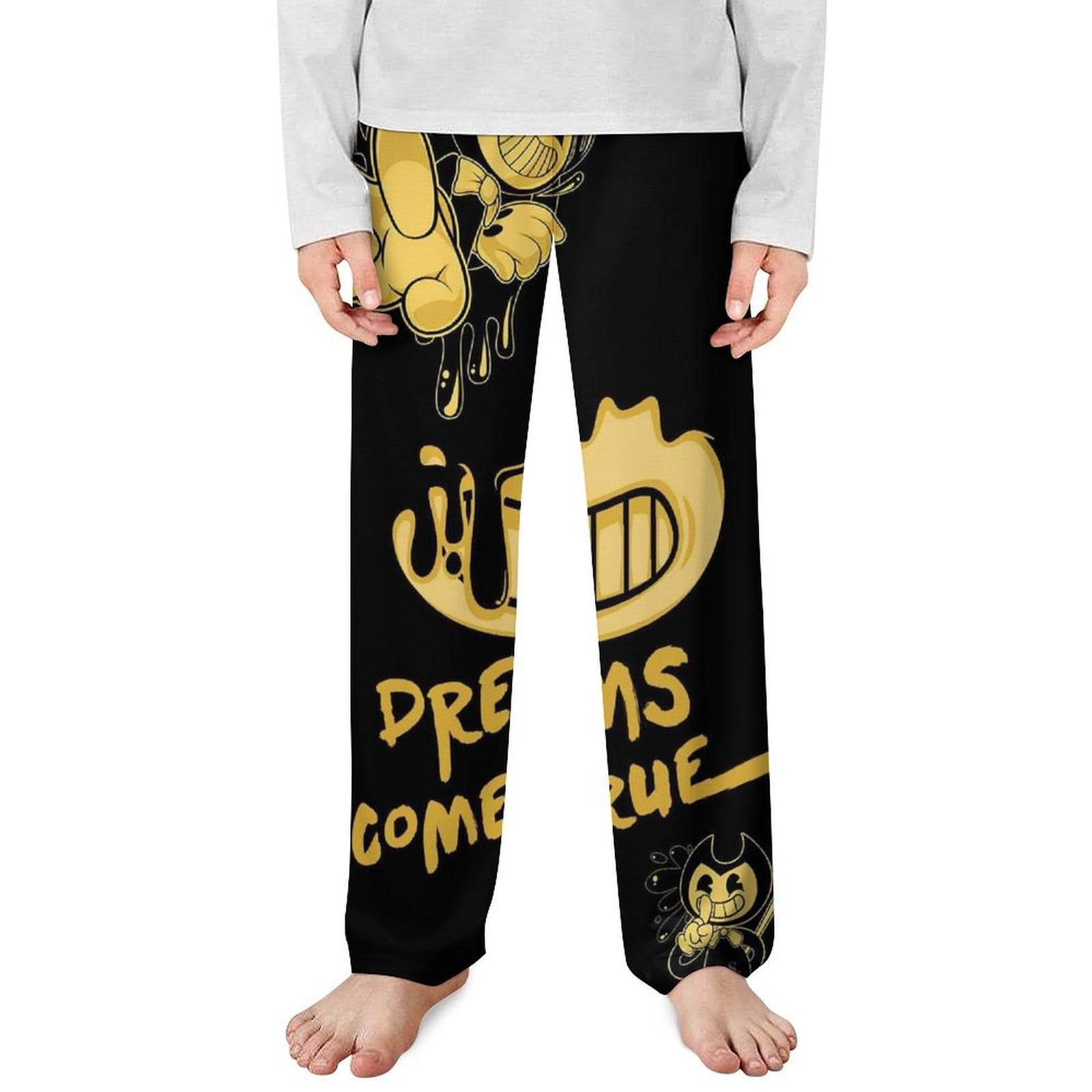 Bendy And The Ink Machine Pajama Pants Sleep Pants Soft Elastic Waist ...