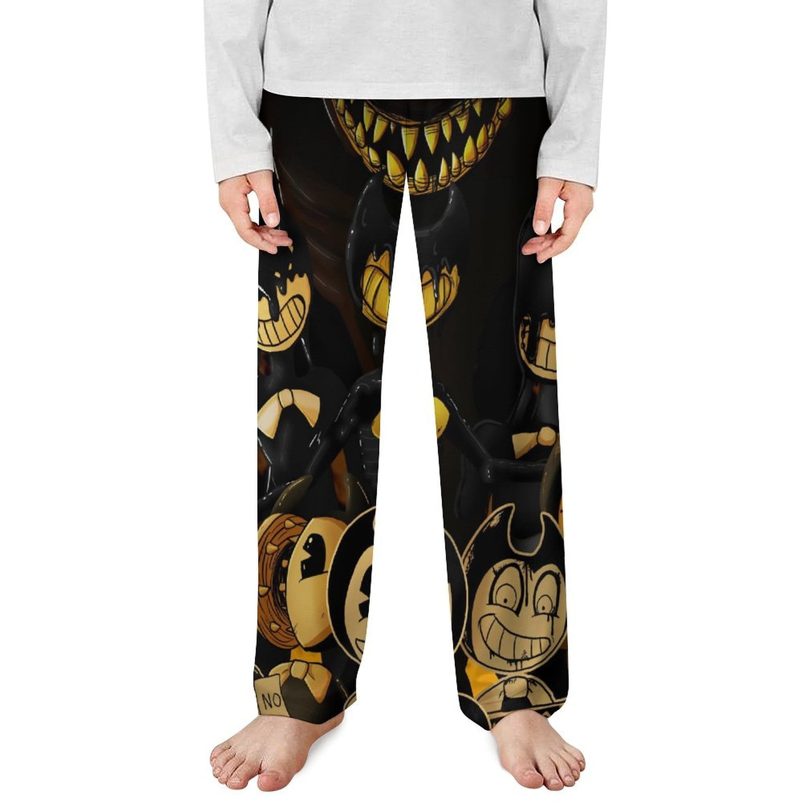 Bendy And The Ink Machine Pajama Pants Sleep Pants Soft Elastic Waist ...