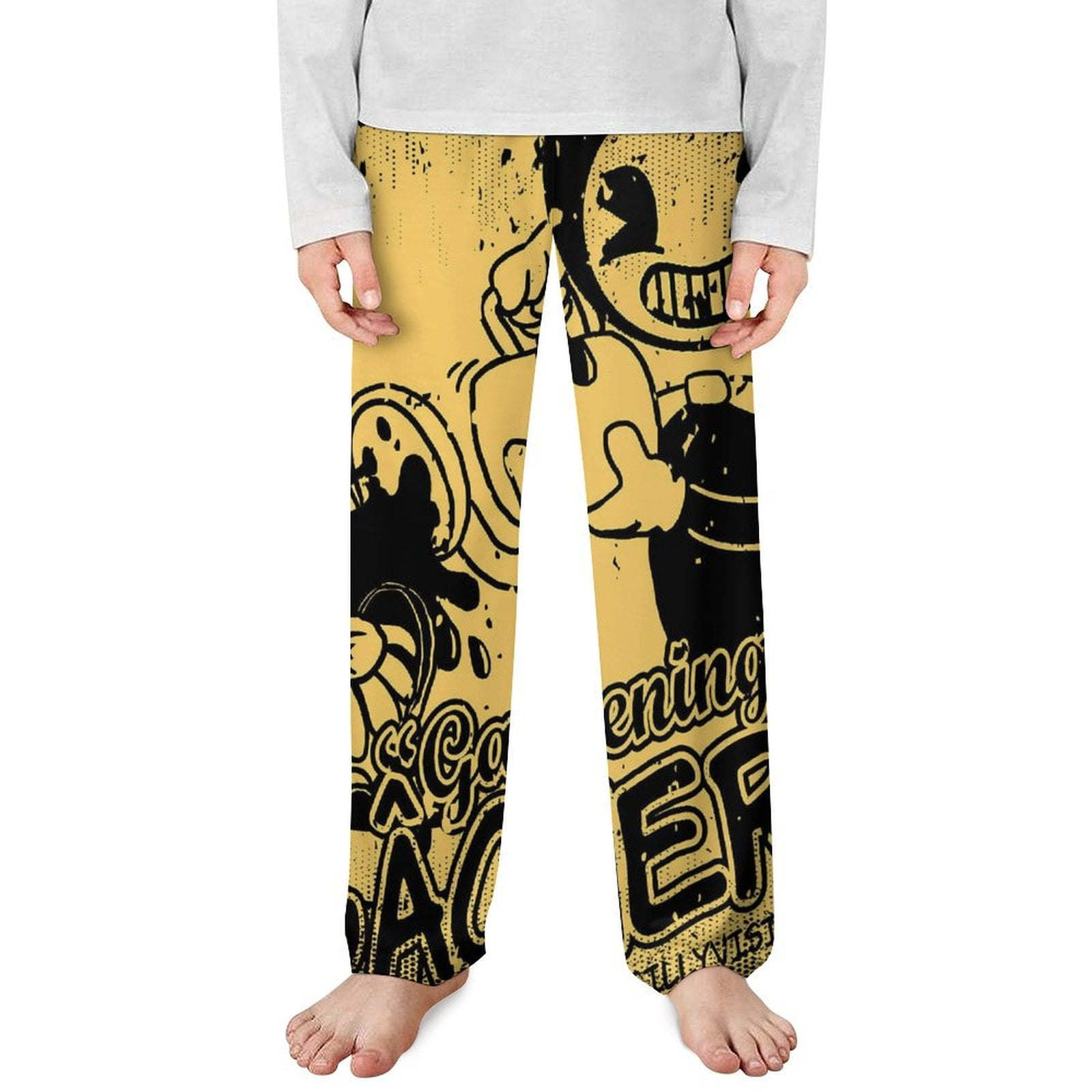 Bendy And The Ink Machine Pajama Pants Sleep Pants Soft Elastic Waist ...