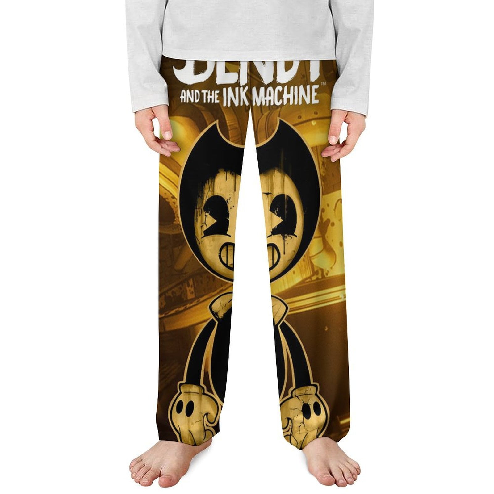 Bendy And The Ink Machine Pajama Pants Sleep Pants Soft Elastic Waist ...